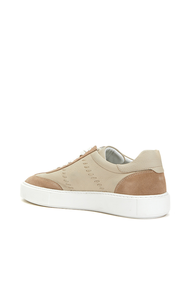 Network - Bej Erkek Deri Sneaker - 1087196-023