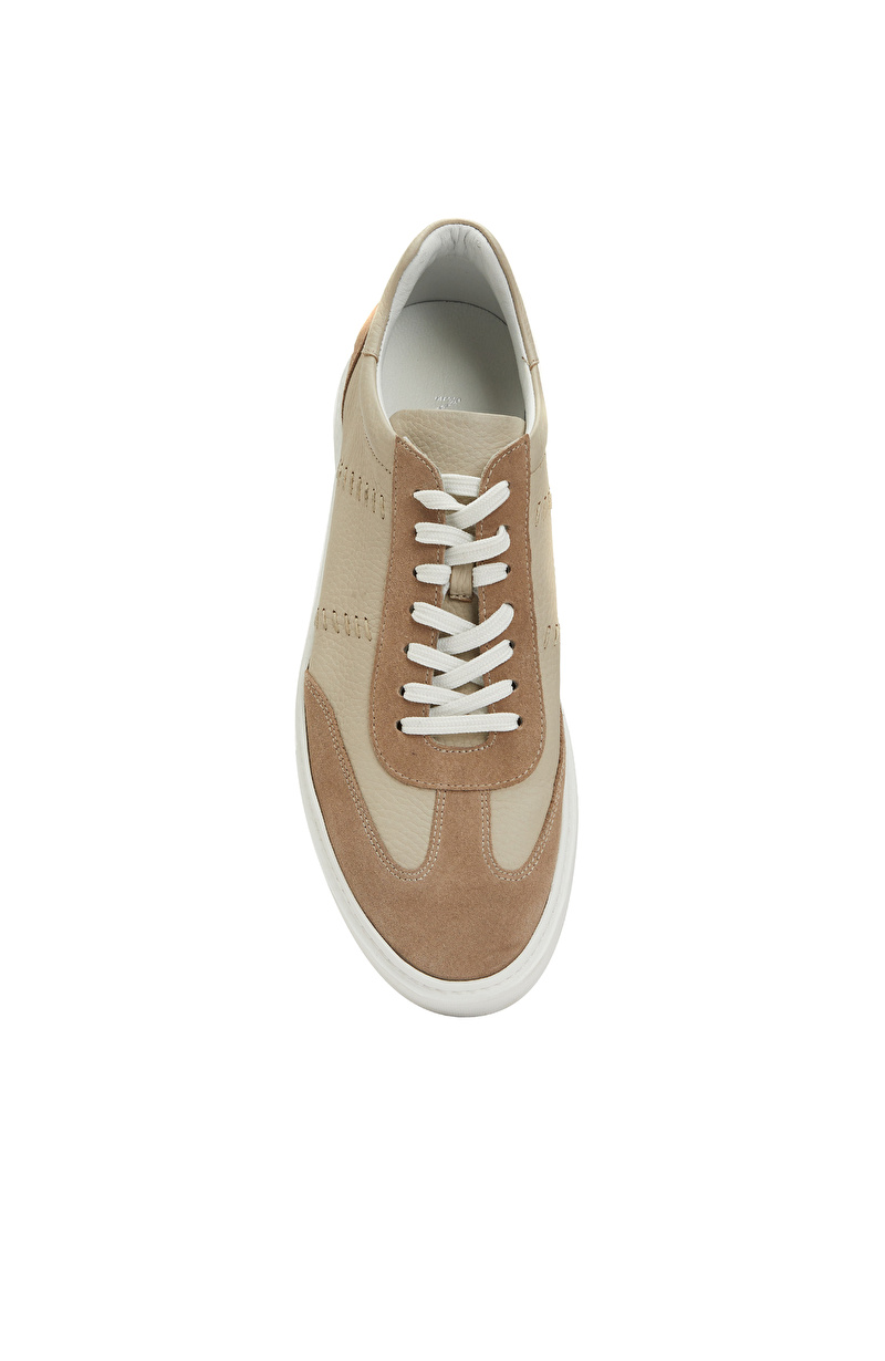 Network - Bej Erkek Deri Sneaker - 1087196-023
