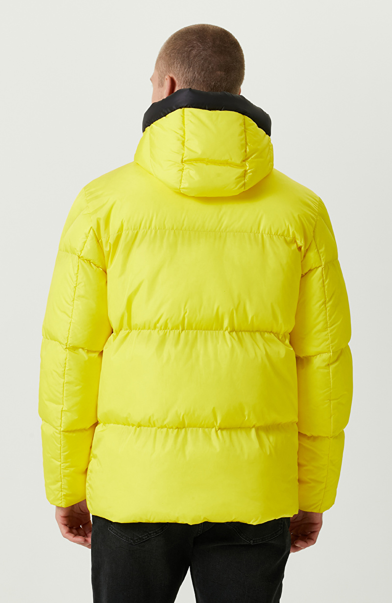 Network - N-Tech Baskı Detaylı Sarı Mont - 1088370-488