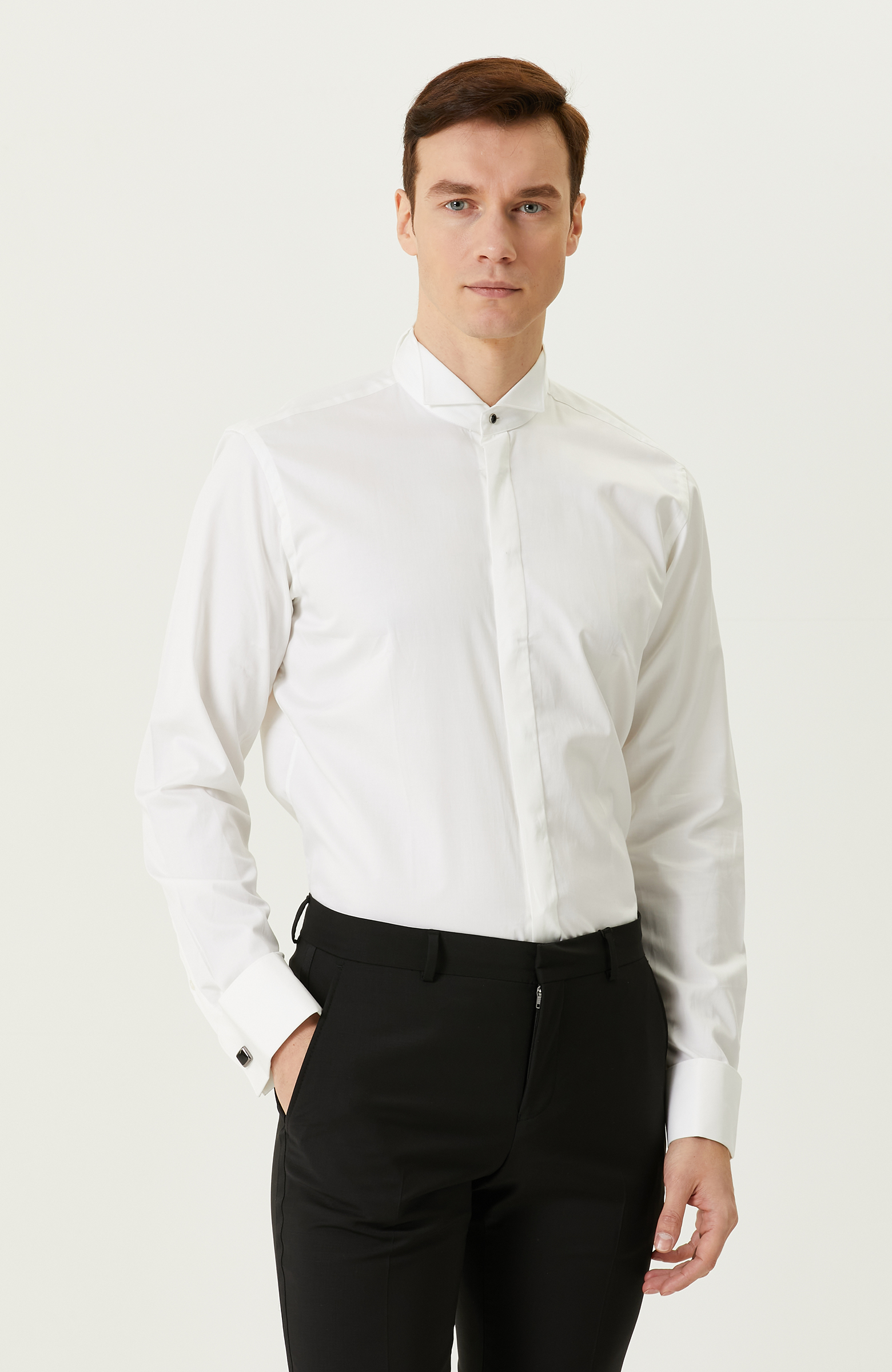 Beyaz Smokin Gömleği Beyaz Smokin Gömleği