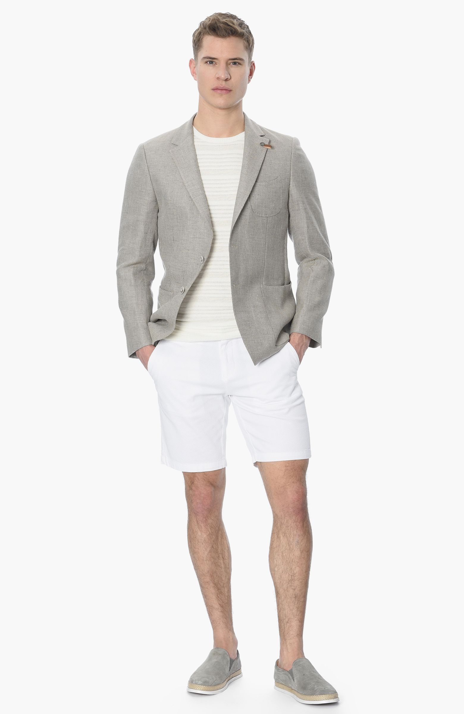 Mikro Geniş Fit Koyu Bej Ceket