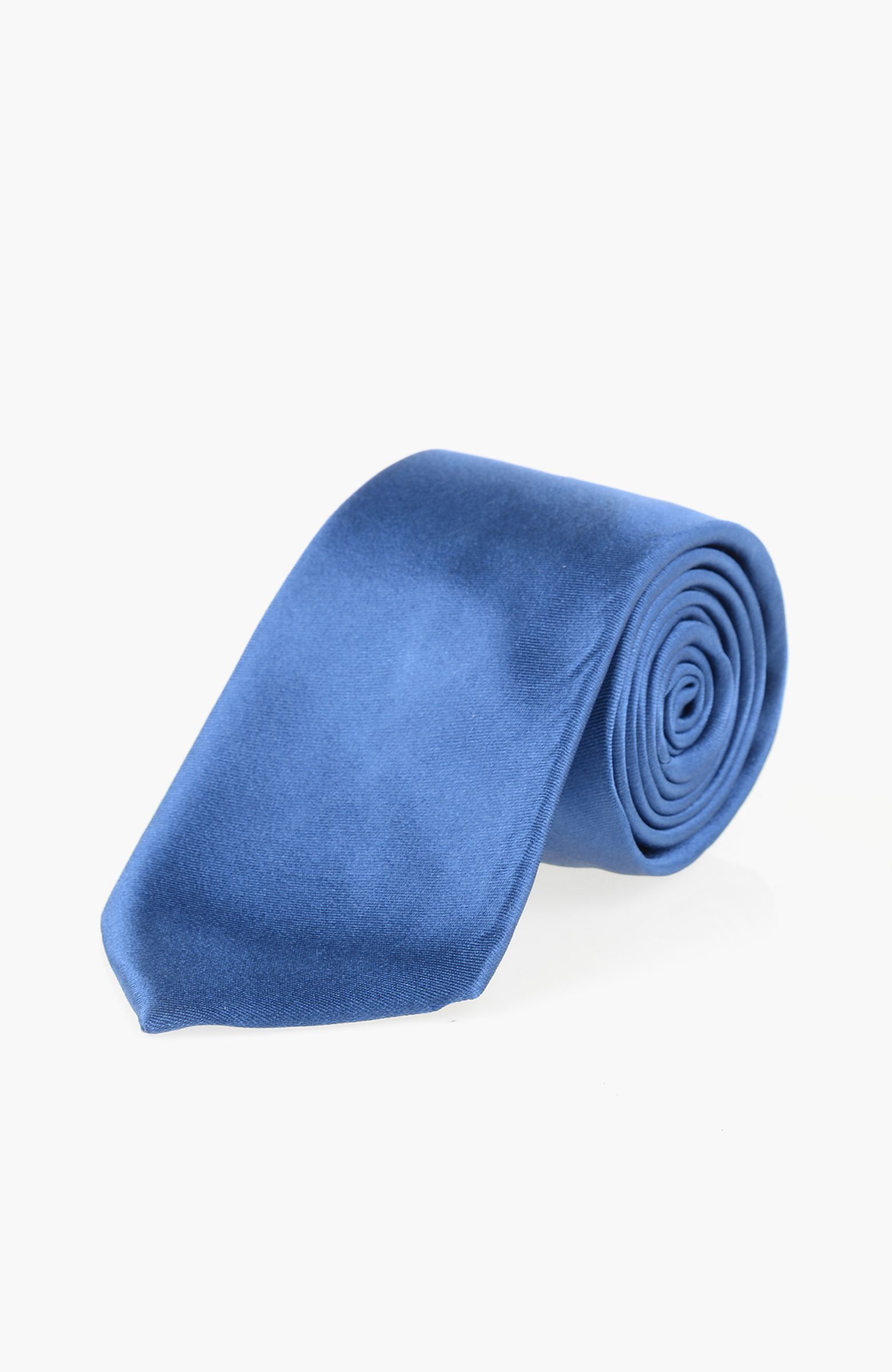 Saten Indigo Erkek Kravat