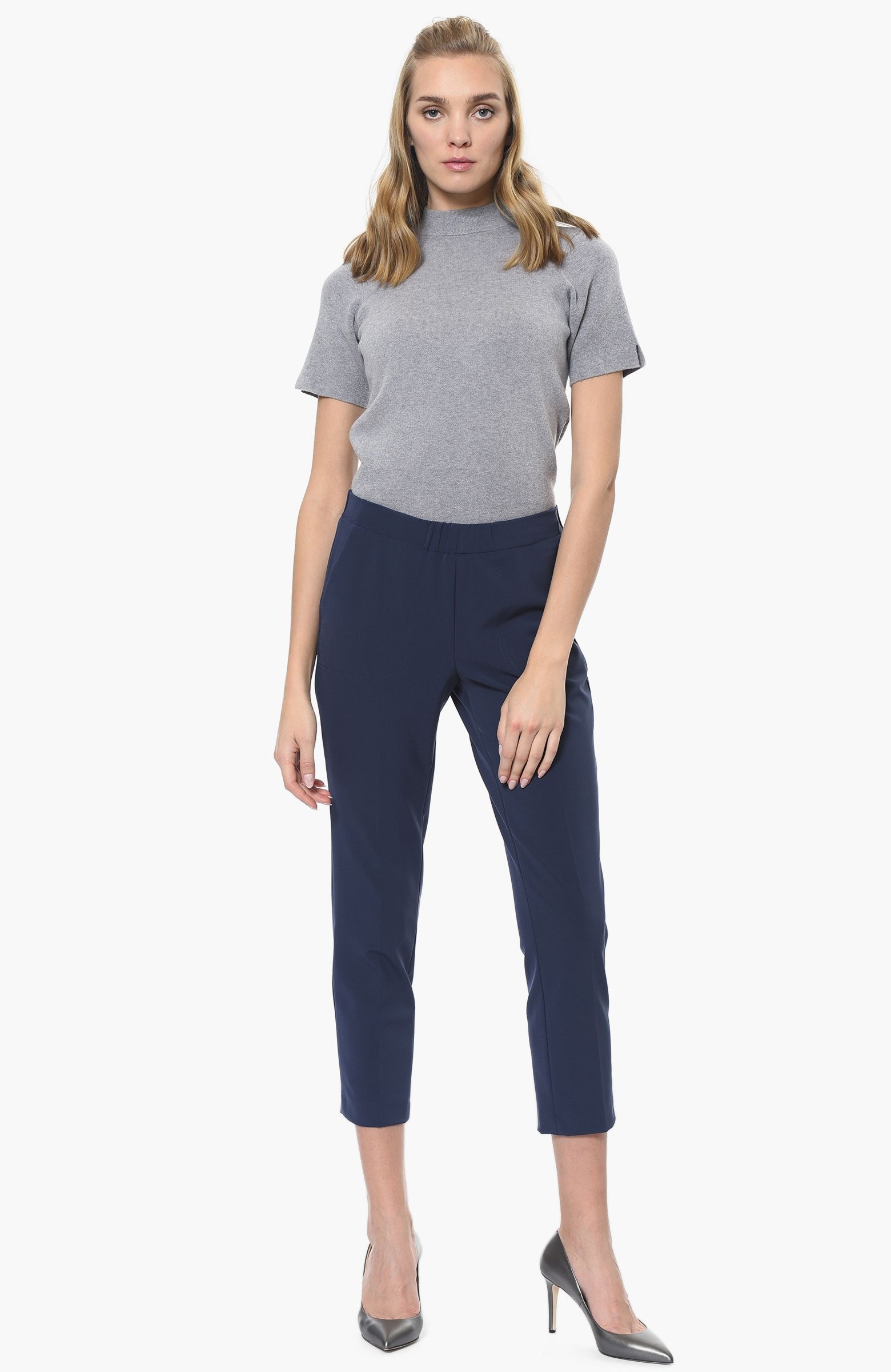 Dik Yaka Gri Melanj Kazak