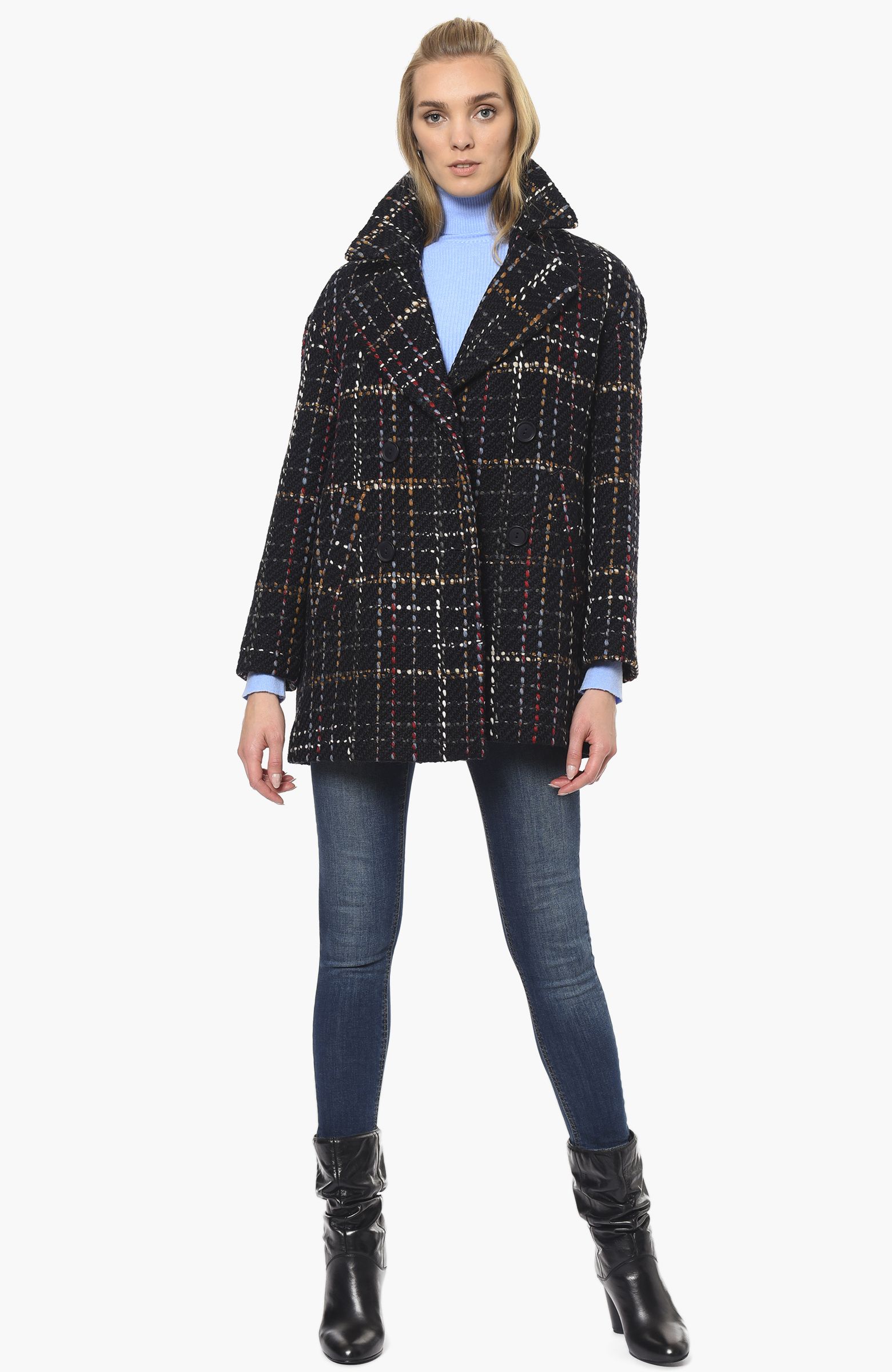 Lacivert Ekose Kaban Lacivert Ekose Kaban