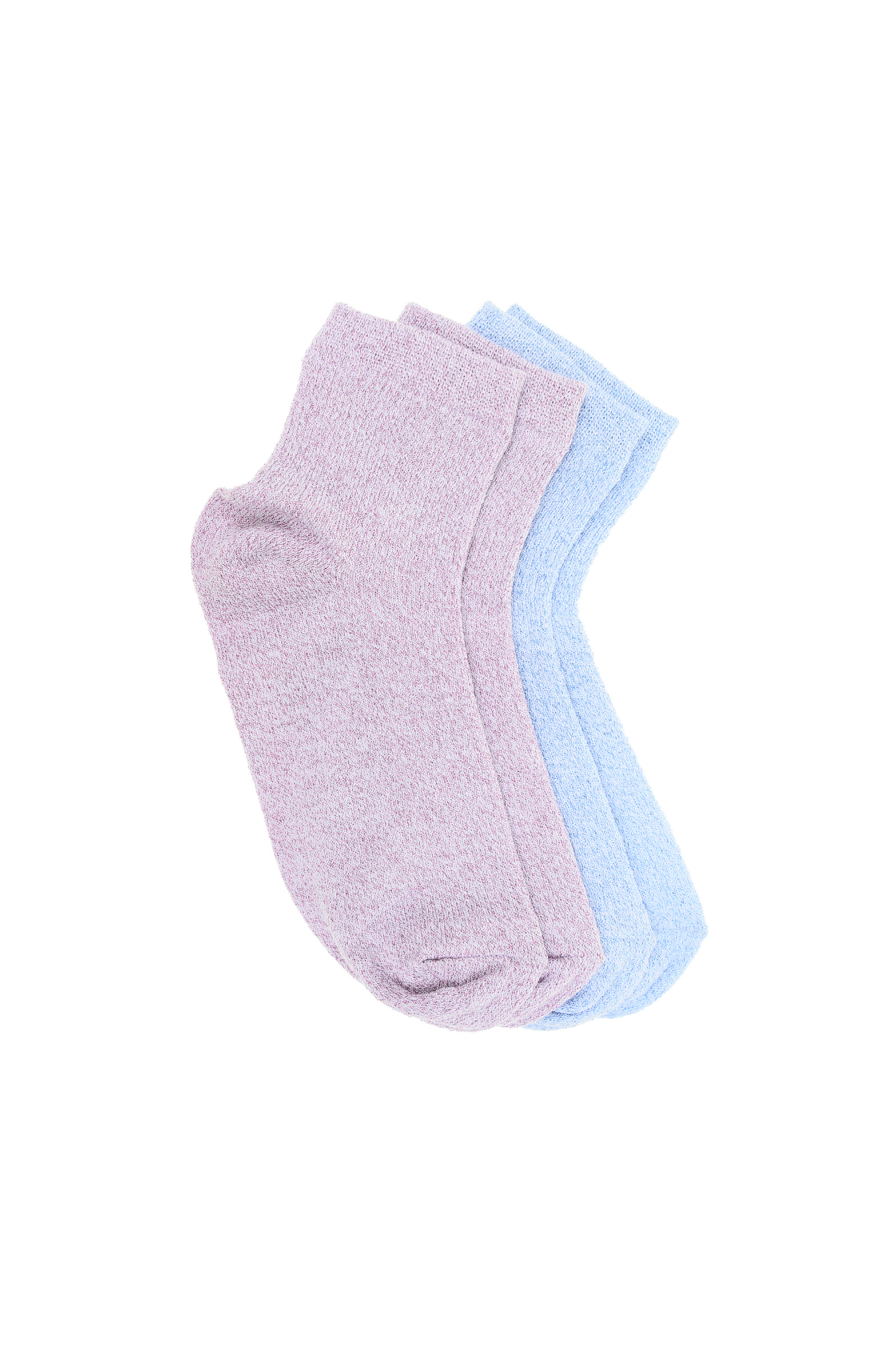 Beyaz 2'li Kadın Çorap Set