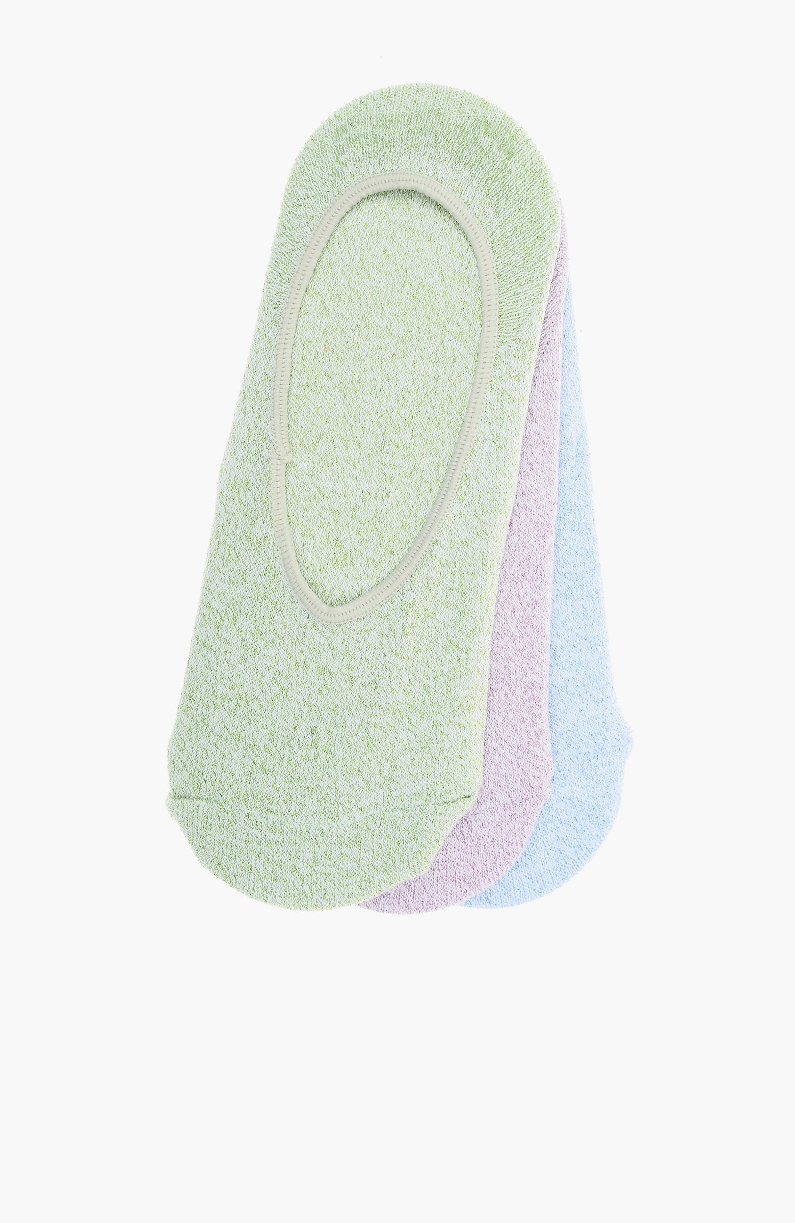 Beyaz 3'lü Kadın Çorap Set