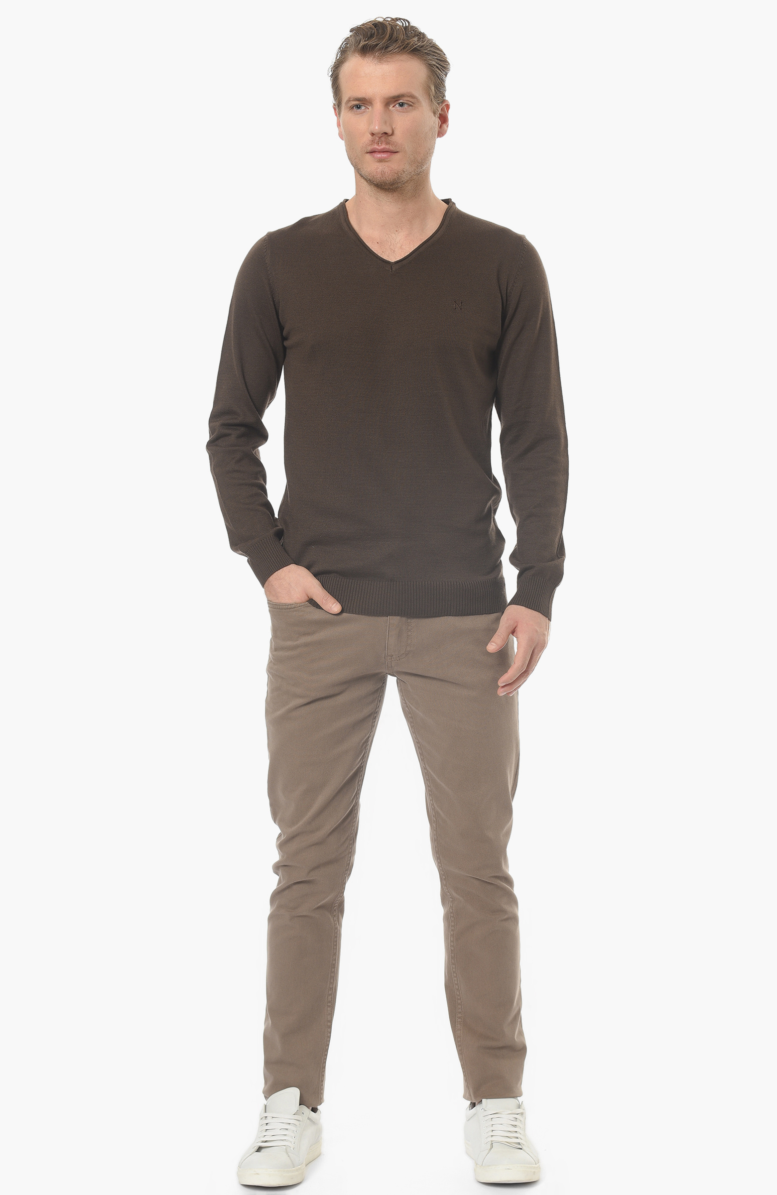 V Yaka Kahverengi Kazak