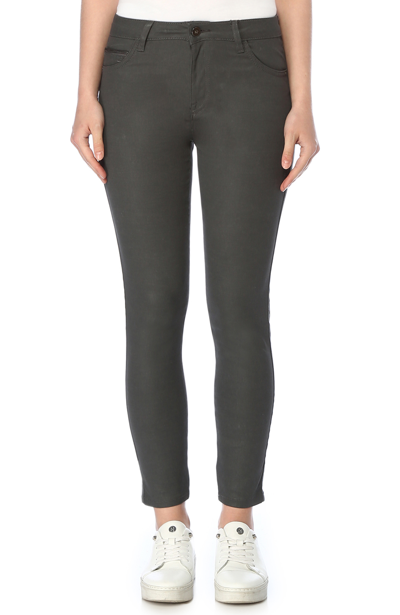 Slim Fit Antrasit Denim Pantolon Slim Fit Antrasit Denim Pantolon