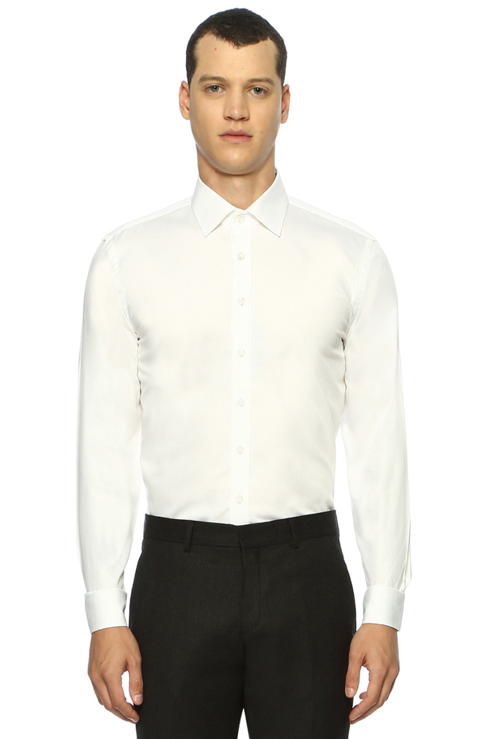 Slim Fit Beyaz Gömlek