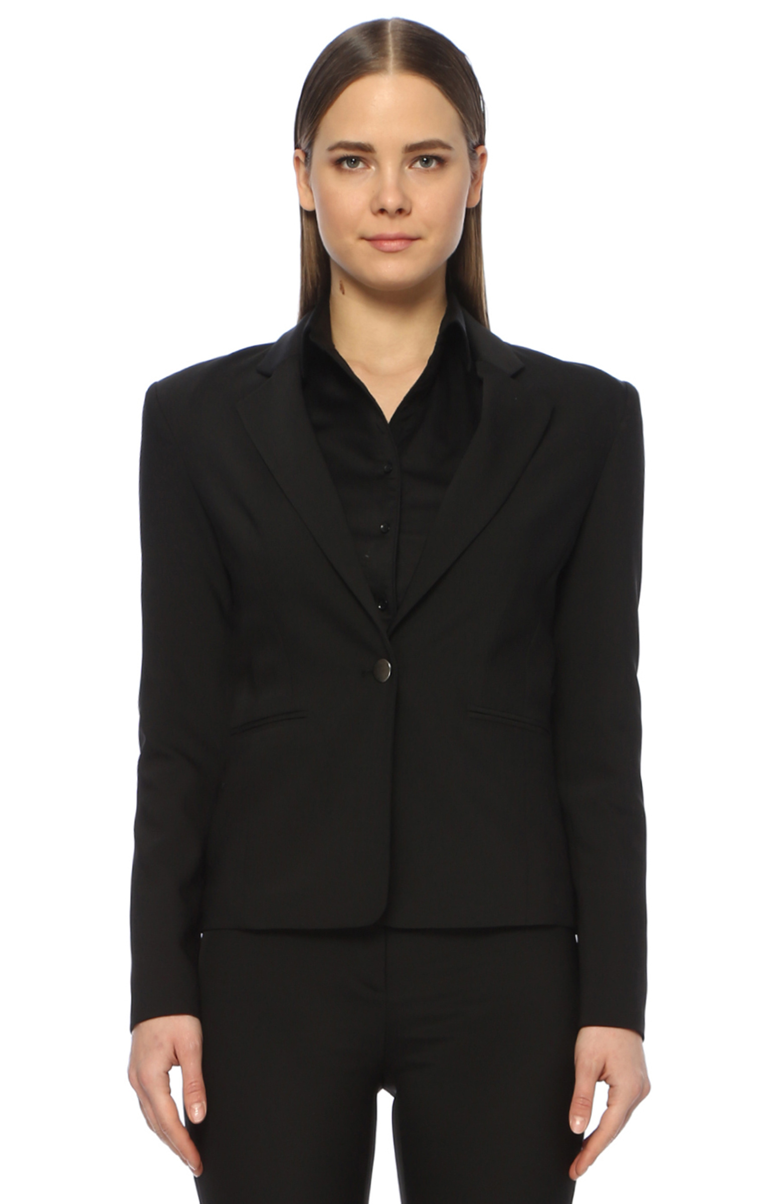 Regular Fit Siyah Ceket