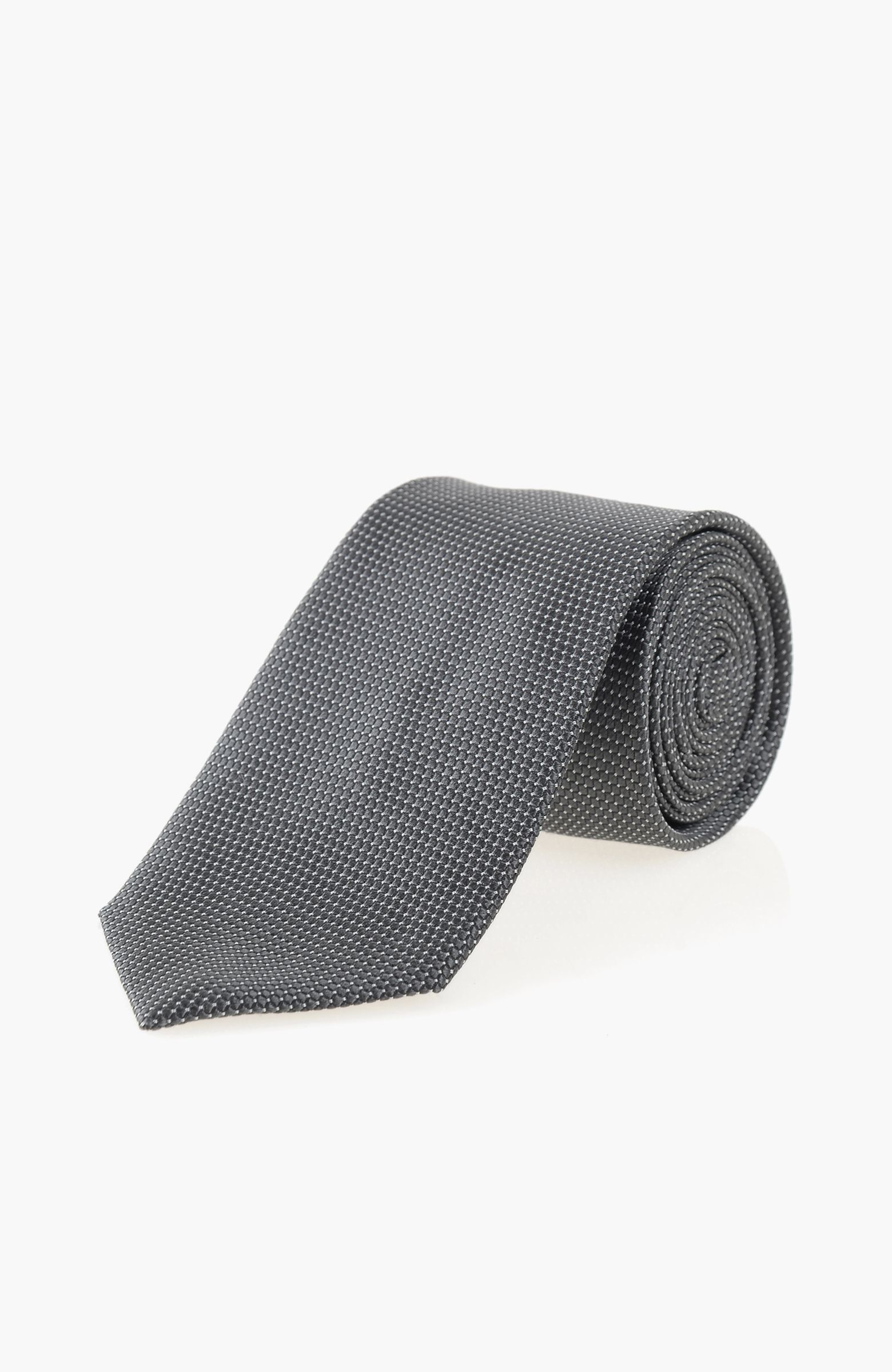 Gri Saten Erkek Kravat