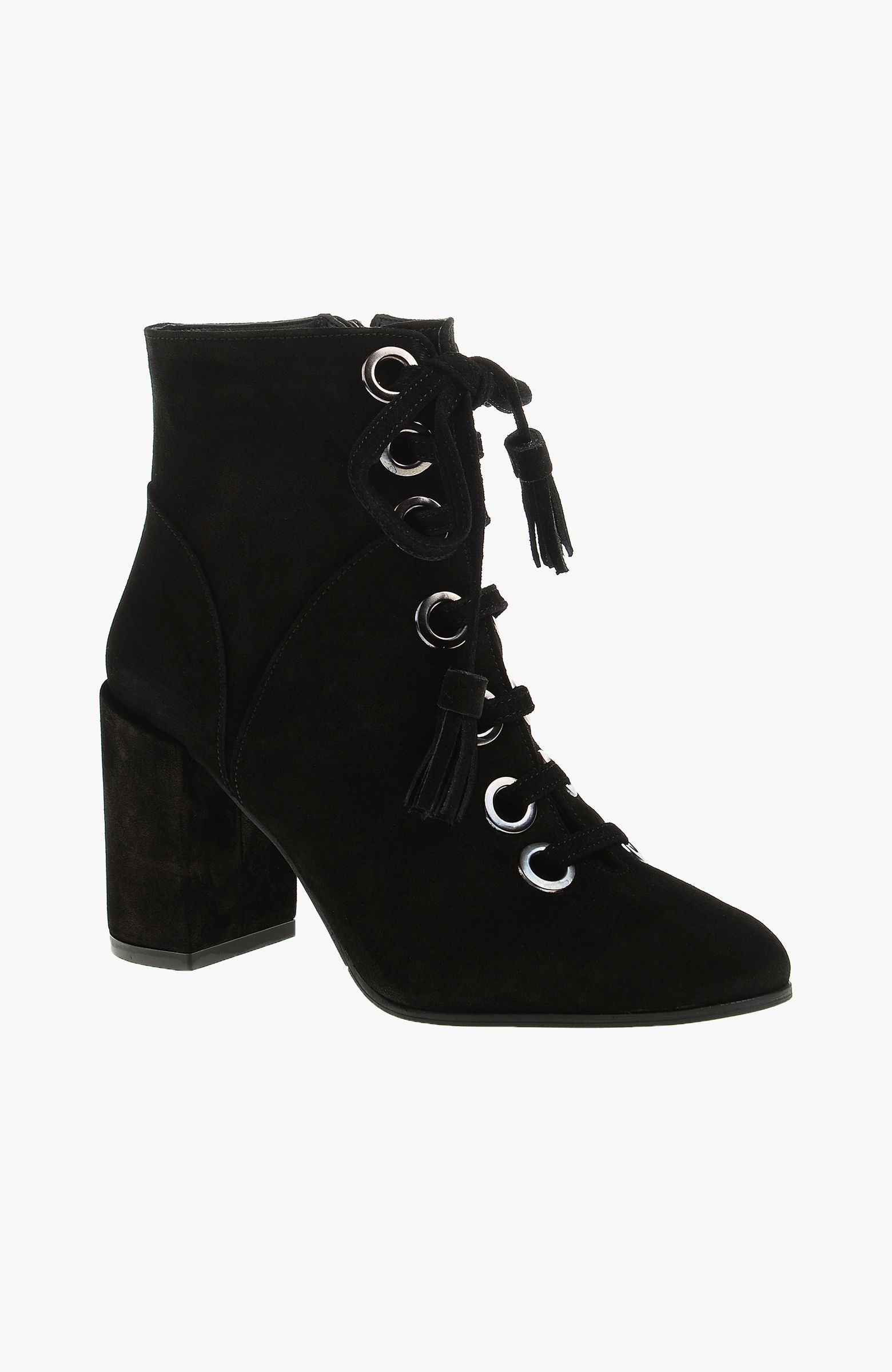 Süet Siyah Kadın Bot