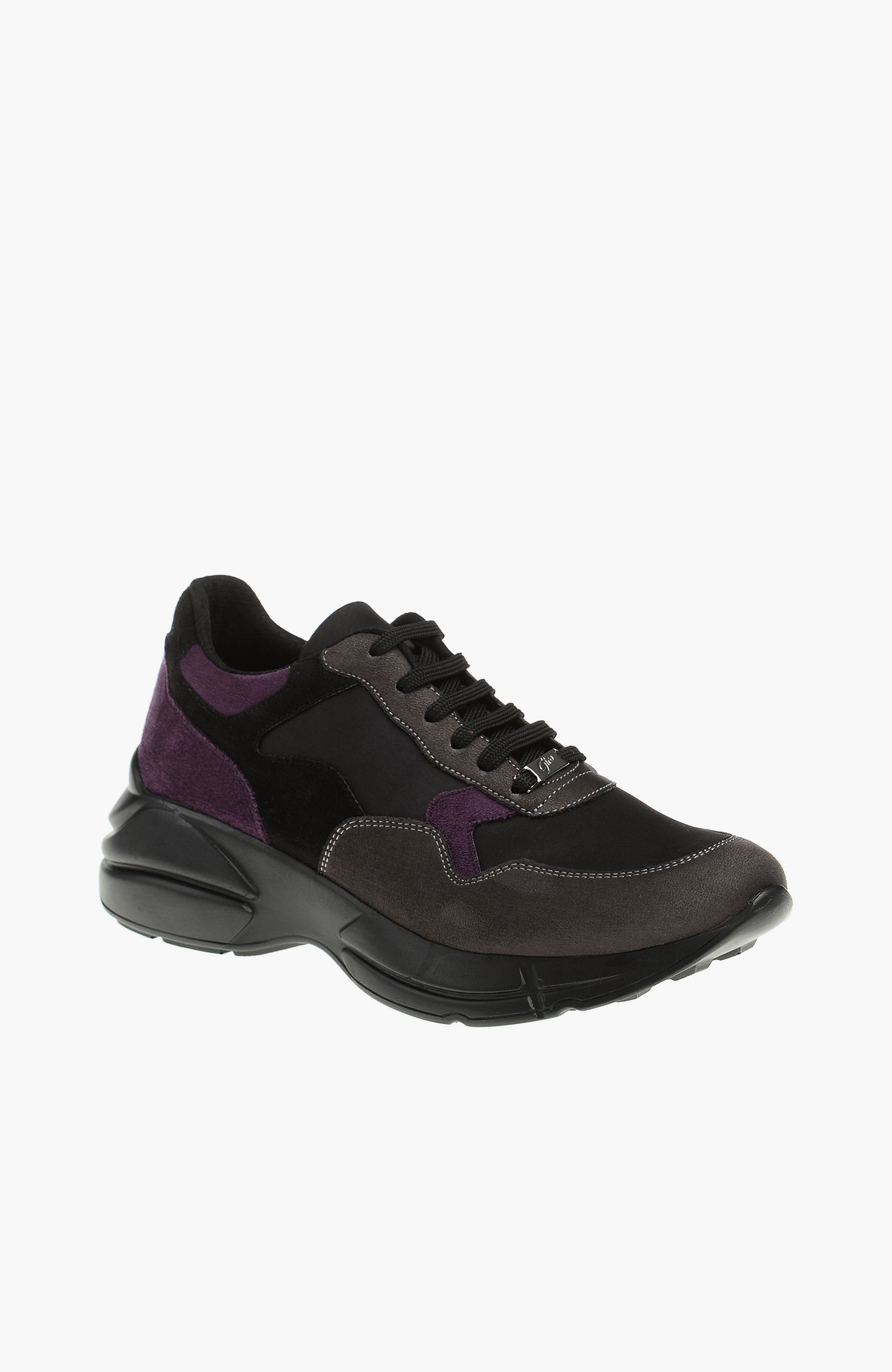 Süet Siyah Kadın Sneaker Süet Siyah Kadın Sneaker