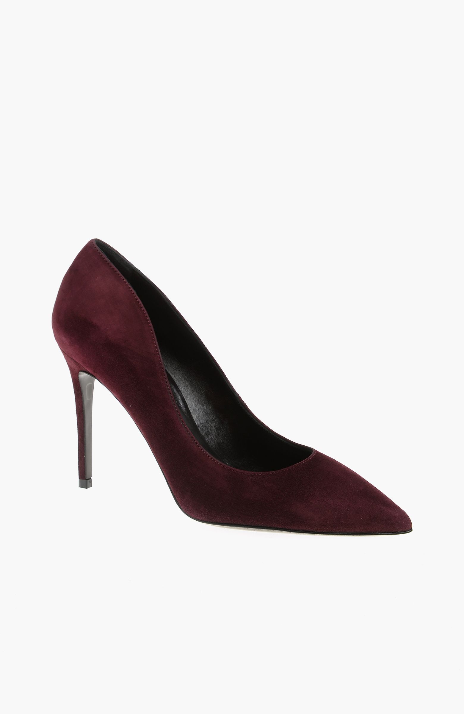 Süet Bordo Kadın Stiletto Süet Bordo Kadın Stiletto