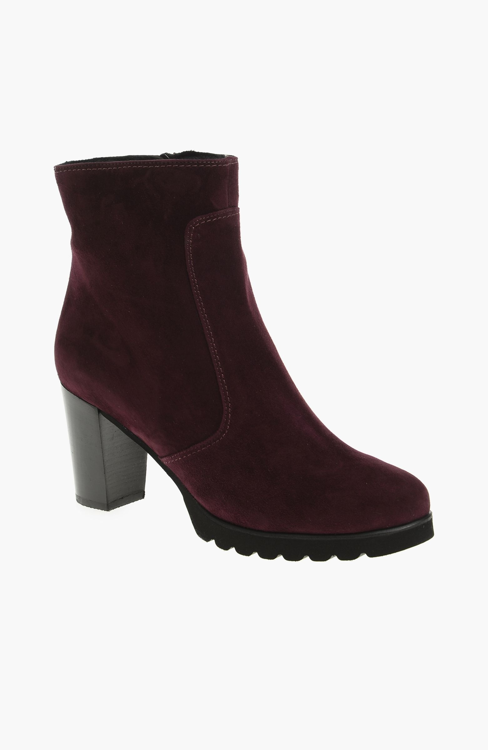 Süet Bordo Kadın Bot