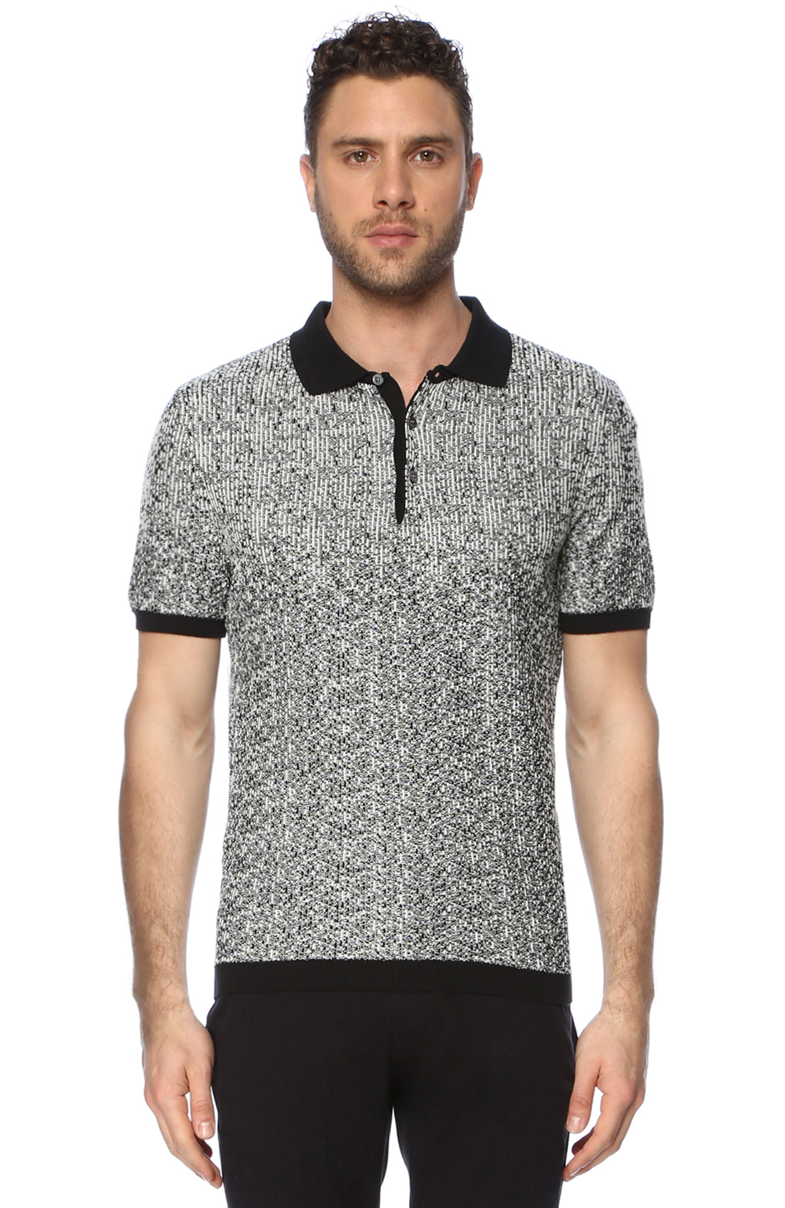 Jakarlı Siyah Kazak