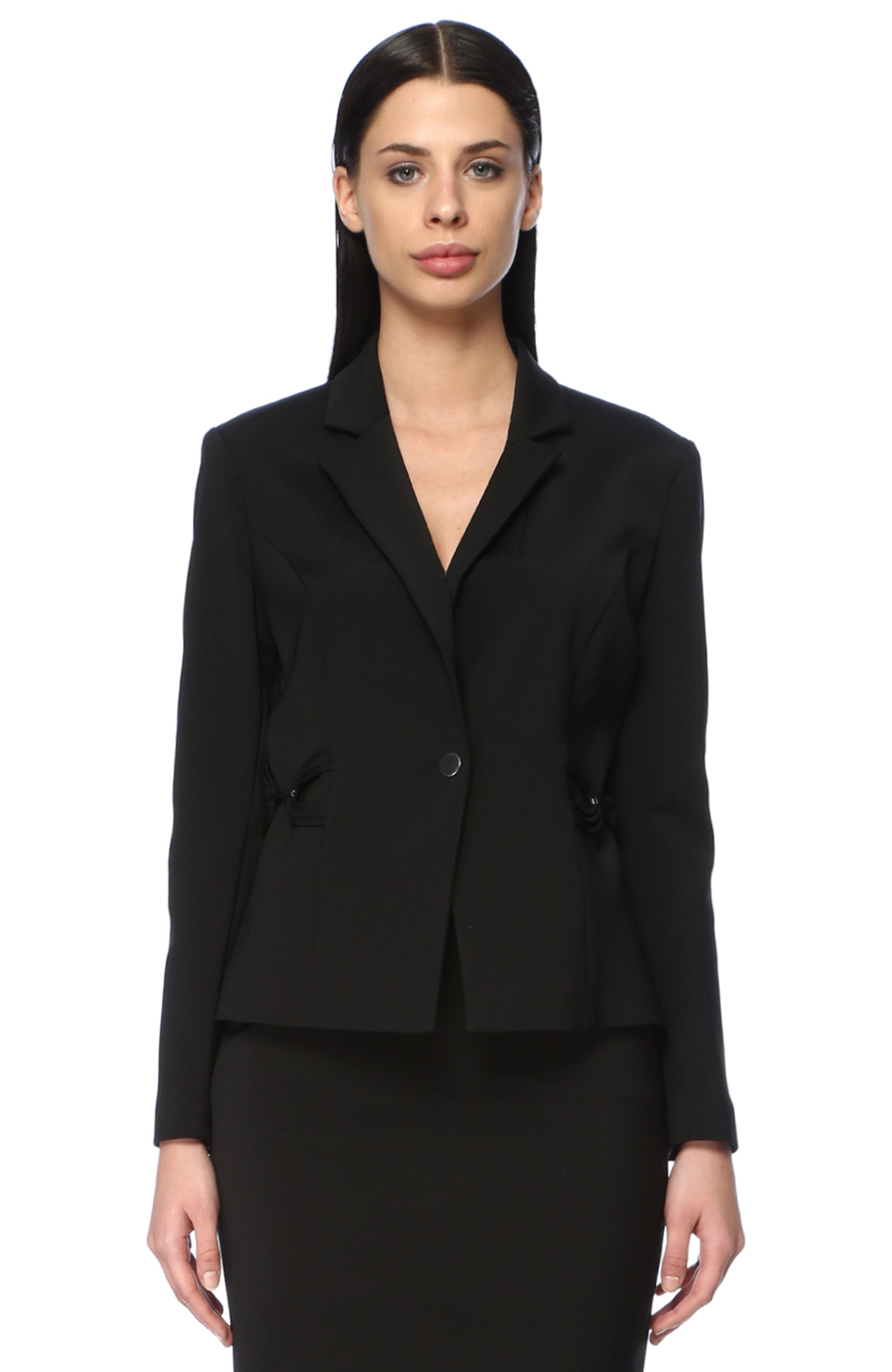 Slım Fit Siyah Ceket