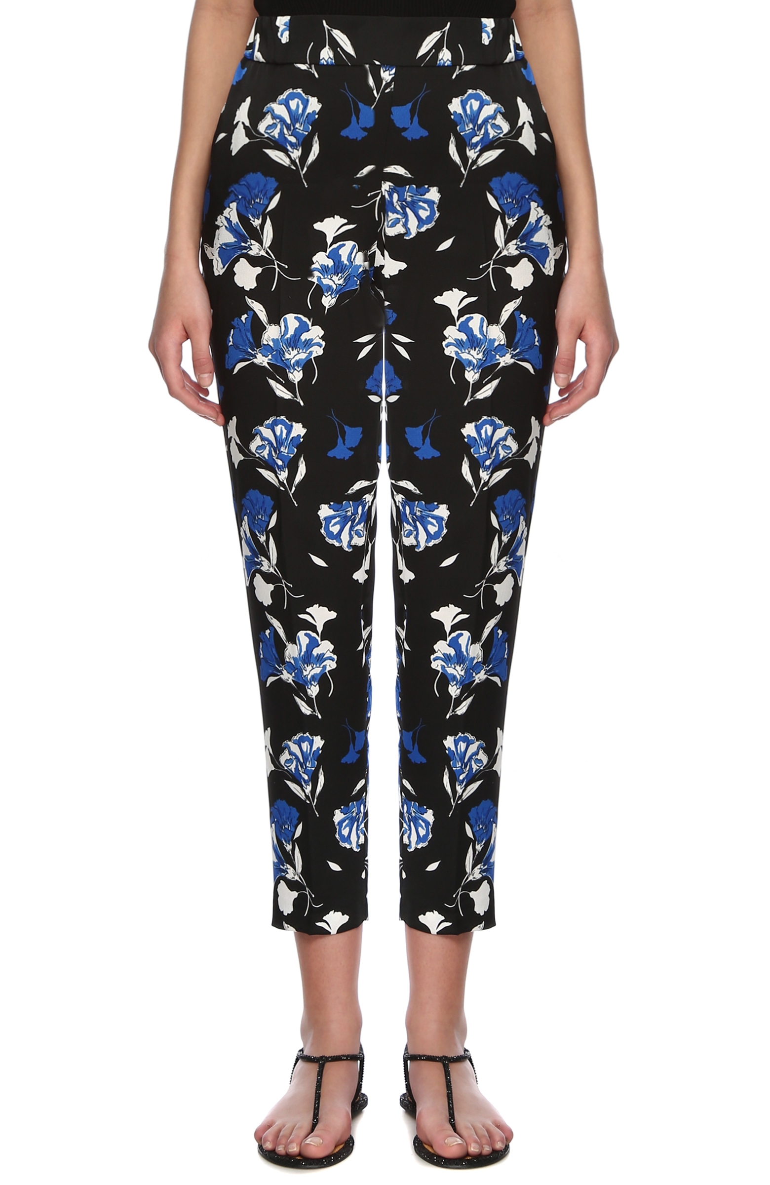 Regular Fit Siyah Desen Pantolon Regular Fit Siyah Desen Pantolon