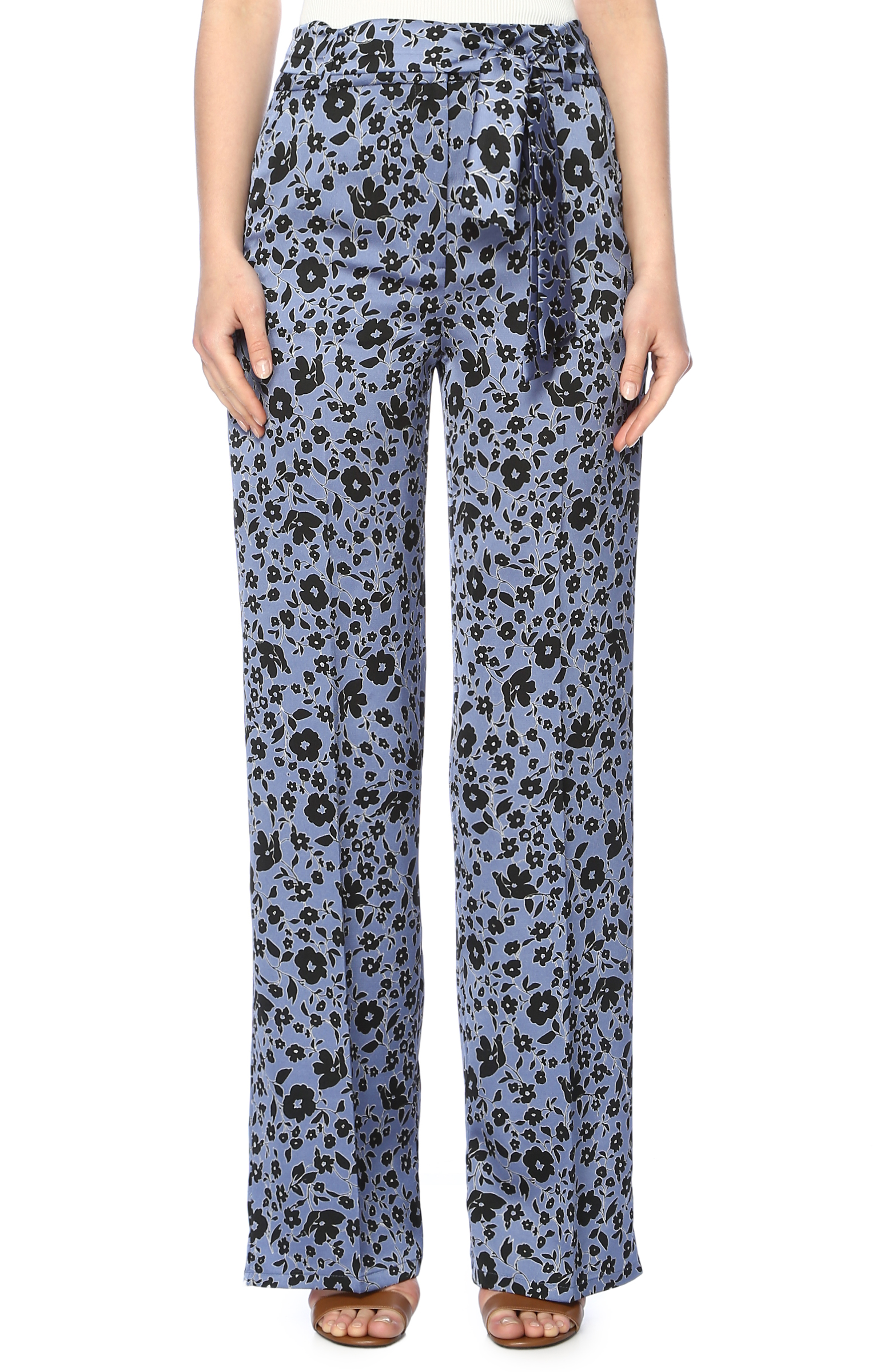 Regular Fit Mavi Desen Pantolon Regular Fit Mavi Desen Pantolon