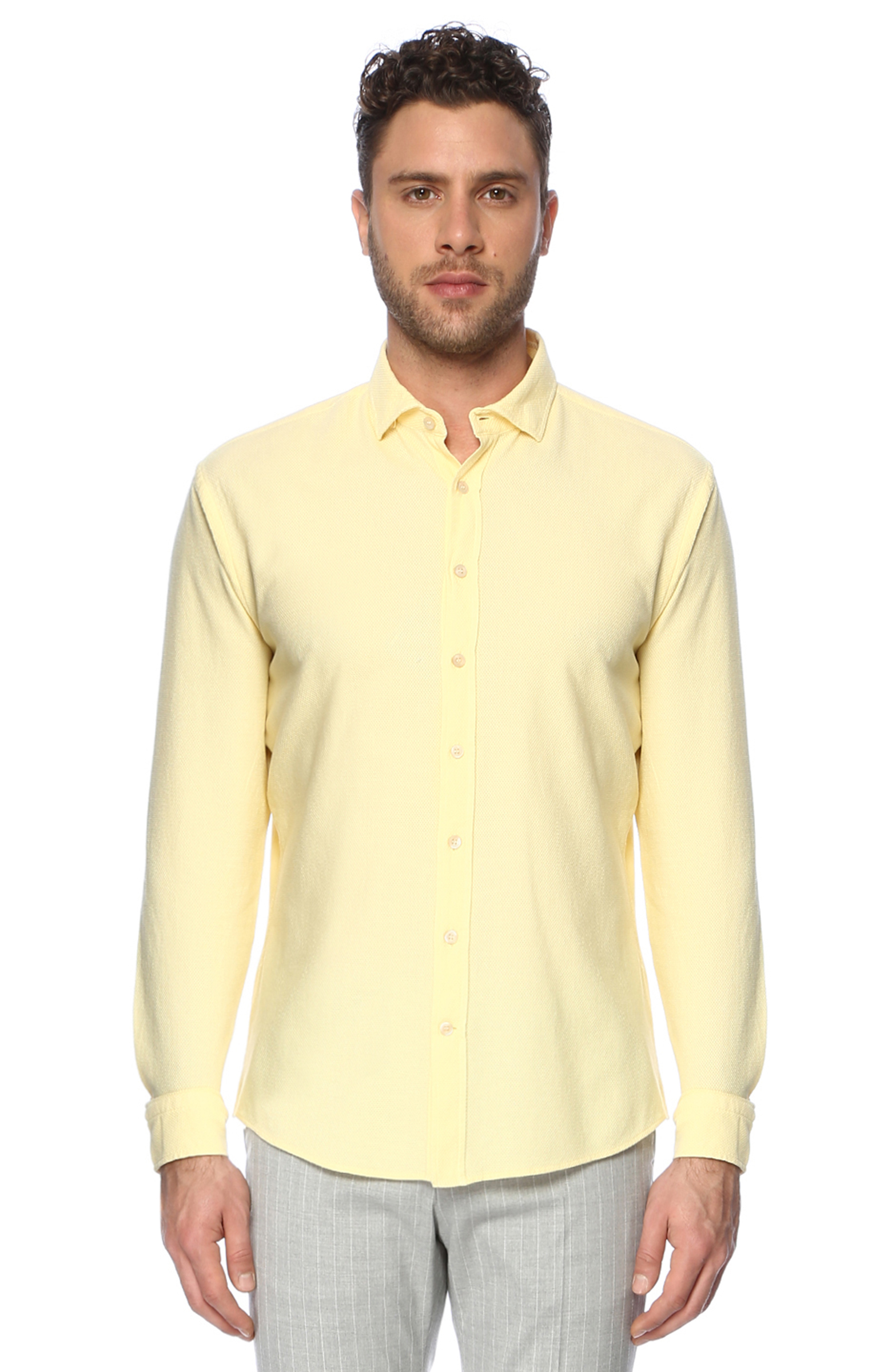 Armürlü Sarı Gömlek