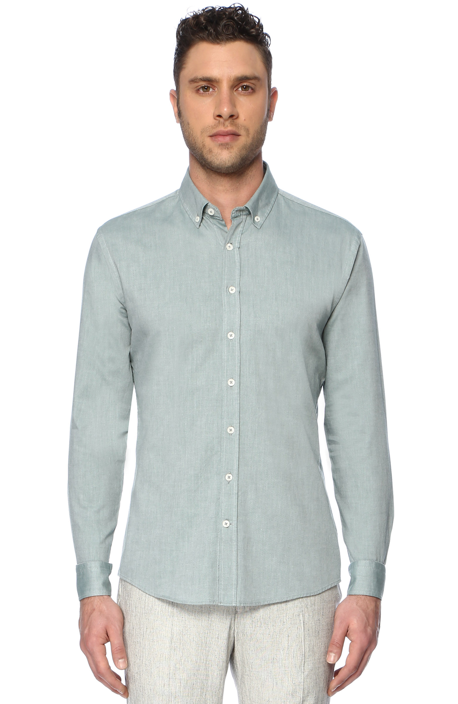 Oxford Yeşil Gömlek