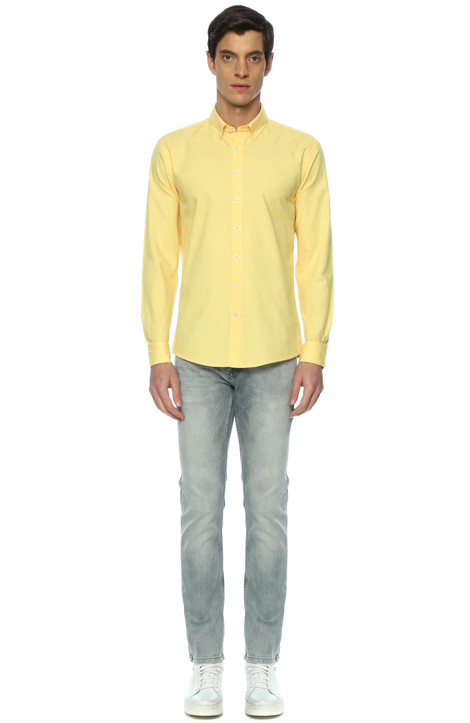 Oxford Sarı Gömlek