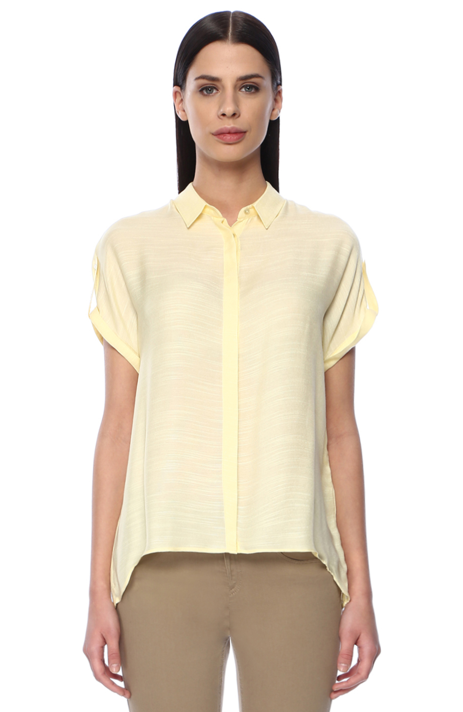 Basic Fit Sarı Gömlek