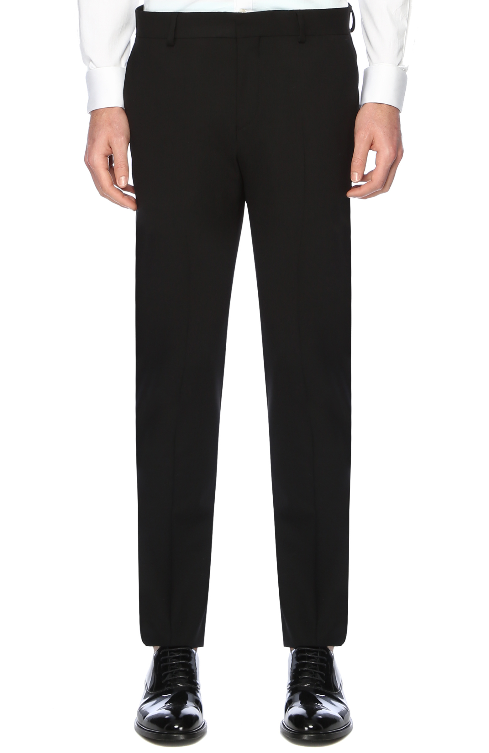 Slım Fit Siyah Smokin Pantolon