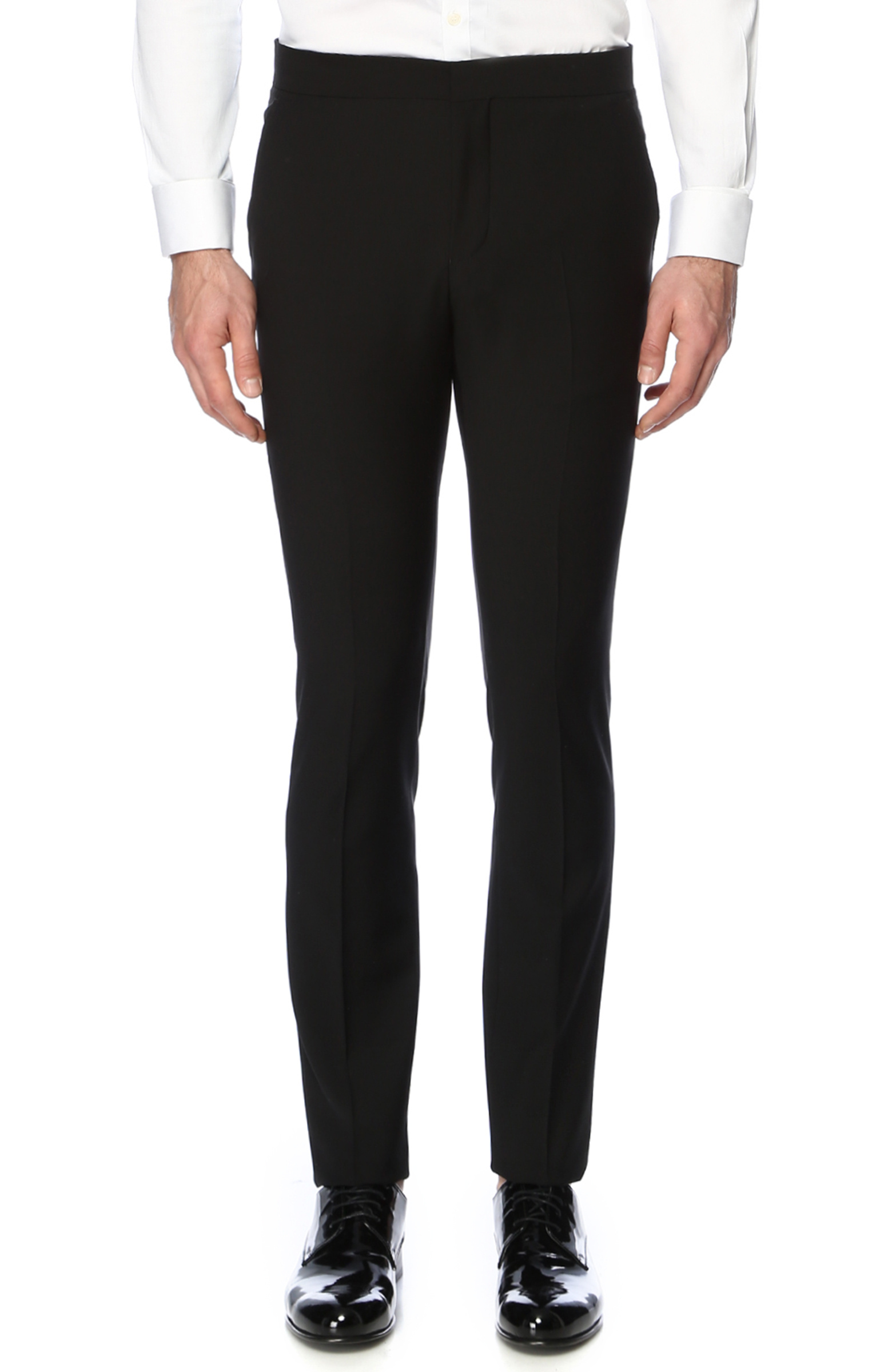 Yün Siyah Smokin Pantolon