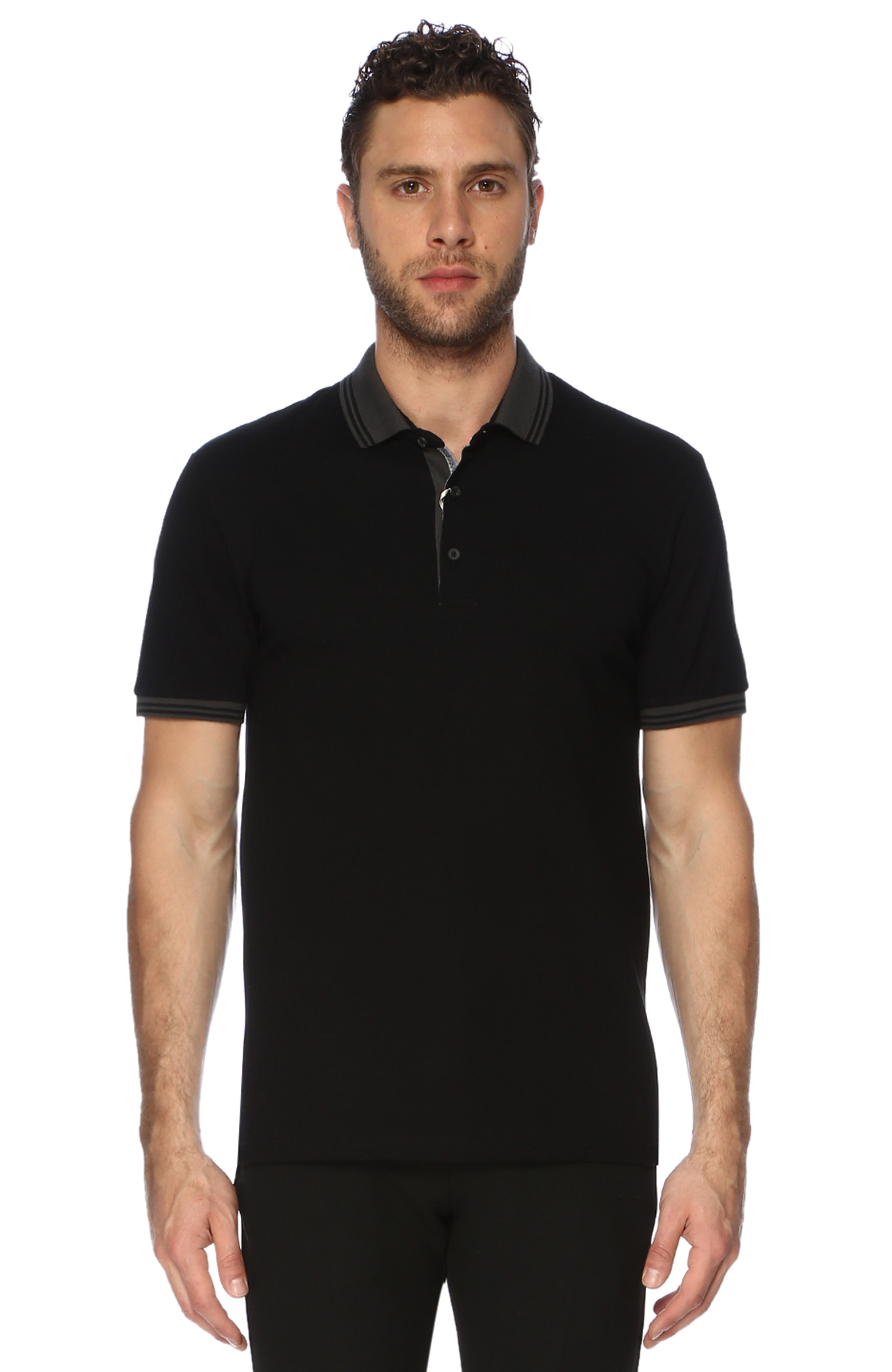 Polo Yaka Siyah Tshirt Polo Yaka Siyah Tshirt