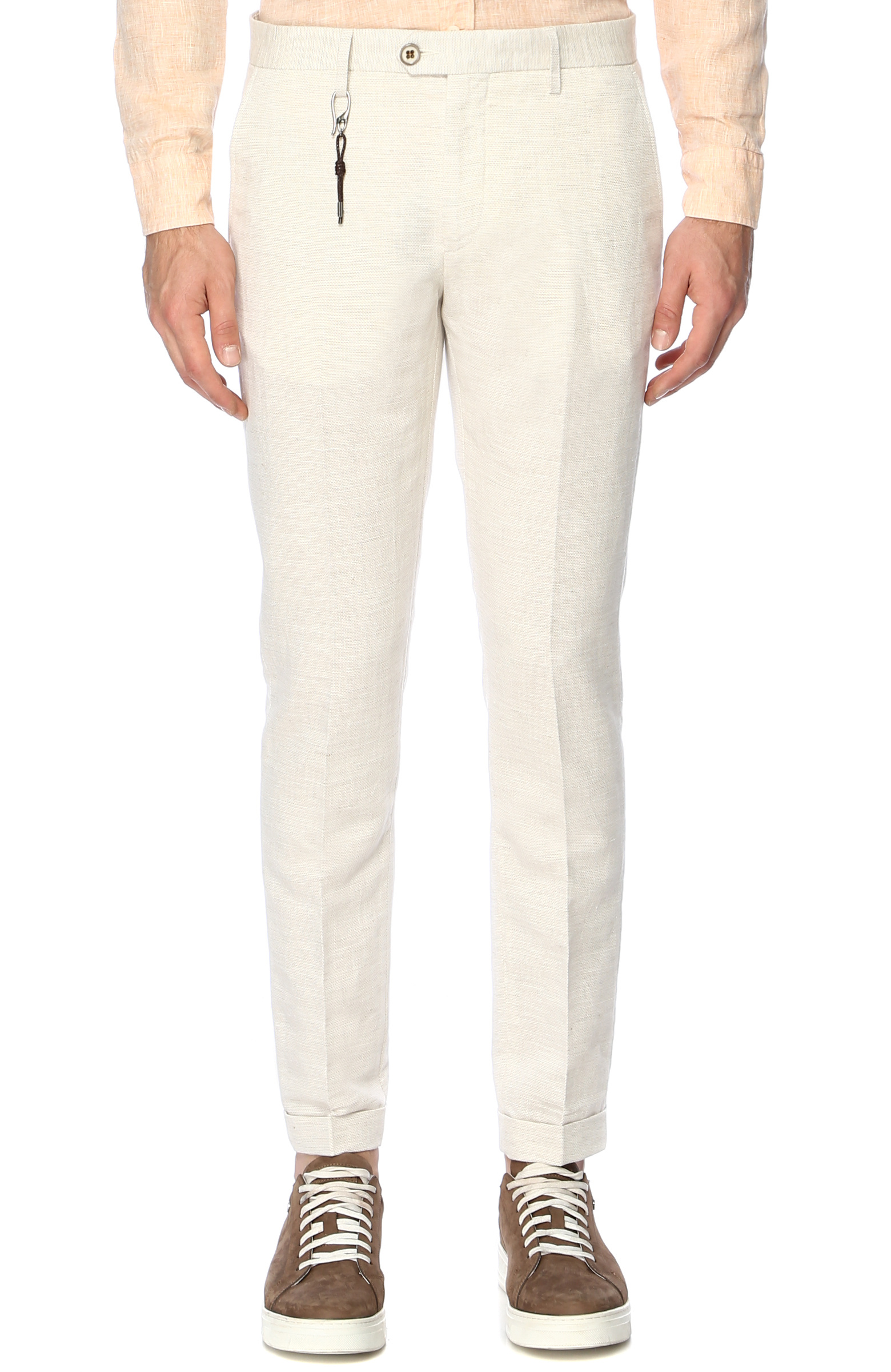 Armürlü Bej Pantolon