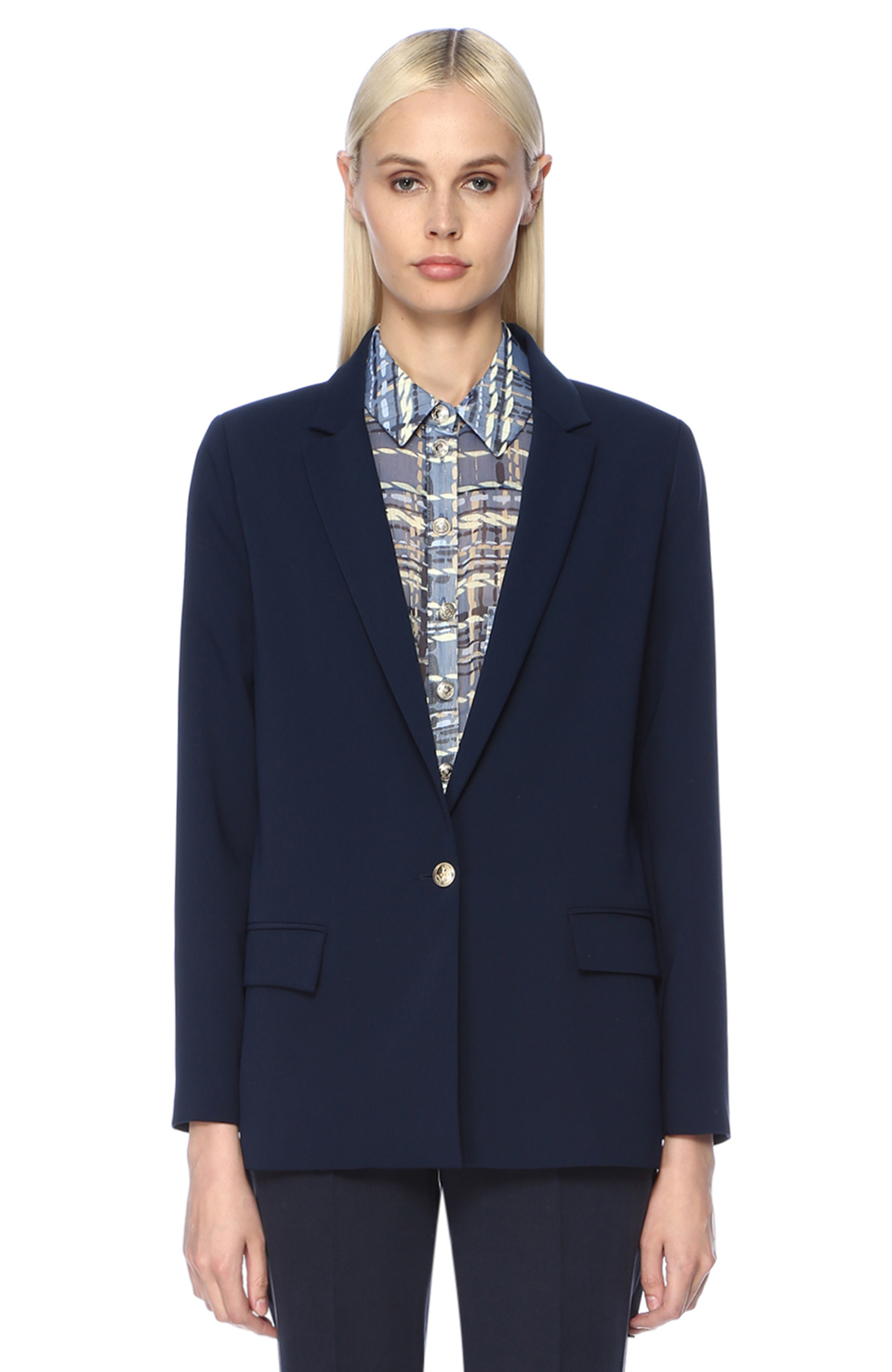 Regular Fit Lacivert Ceket