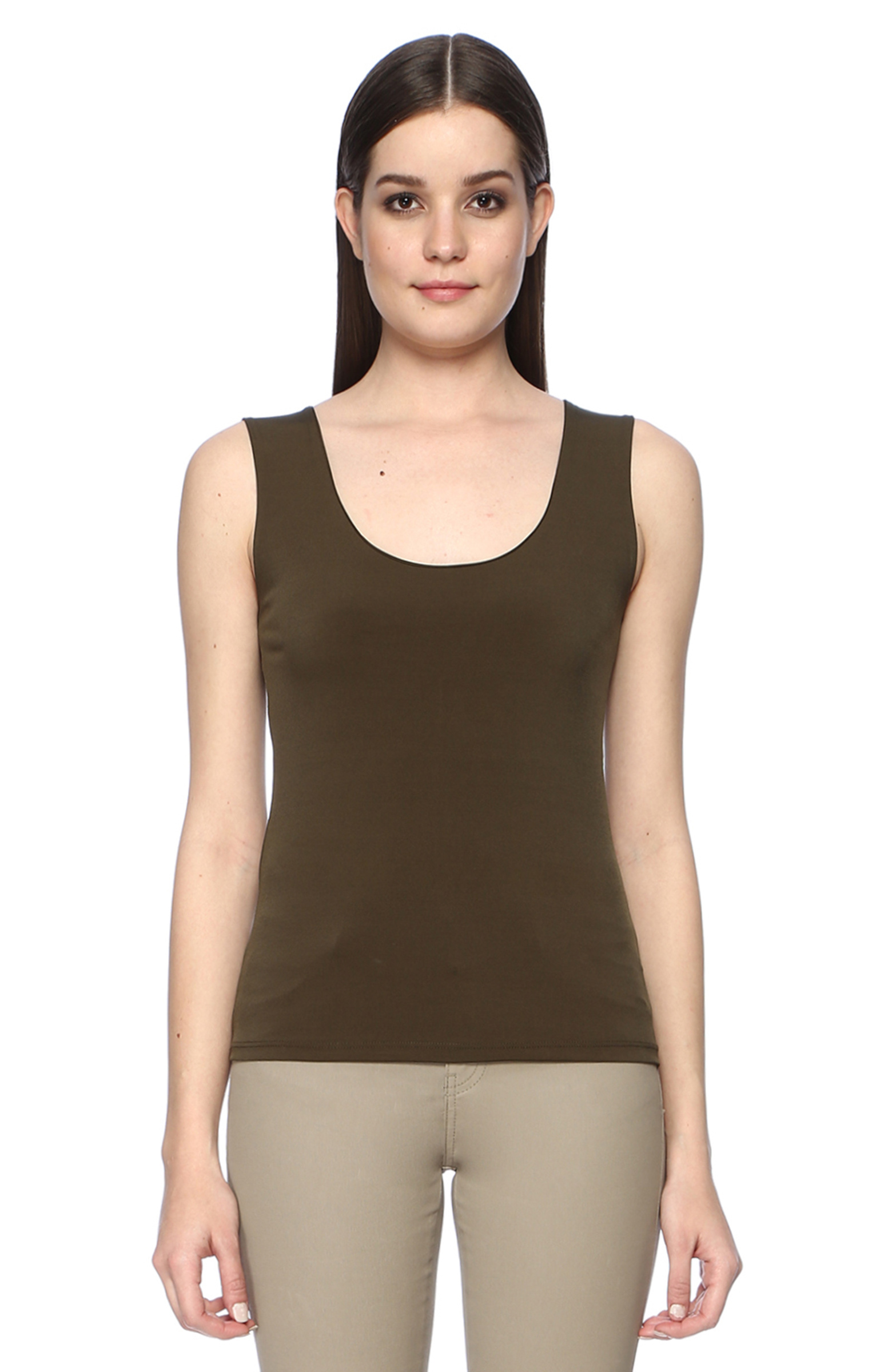 U Yaka Haki Tshirt U Yaka Haki Tshirt