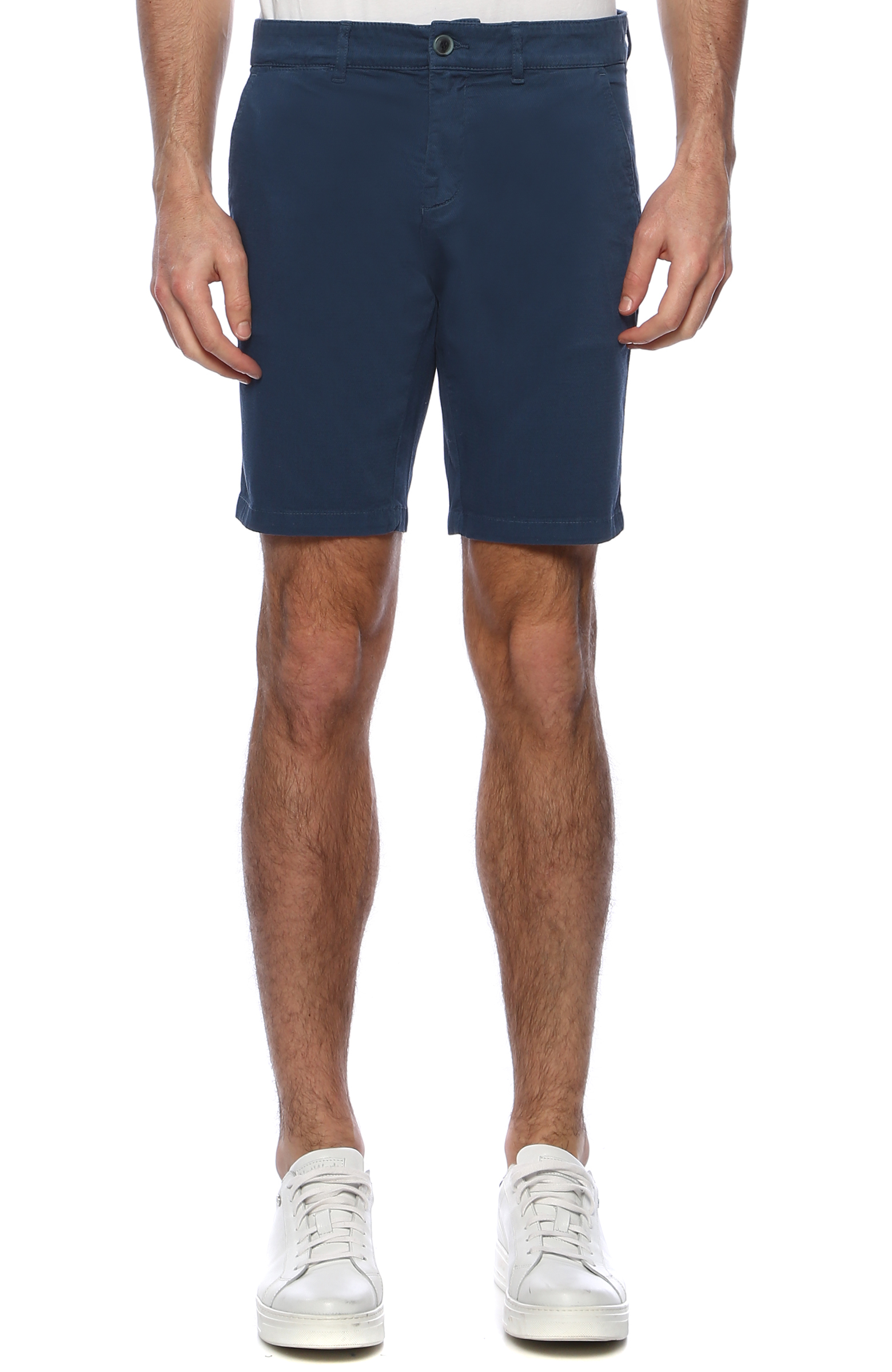 Armürlü Koyu Mavi Şort