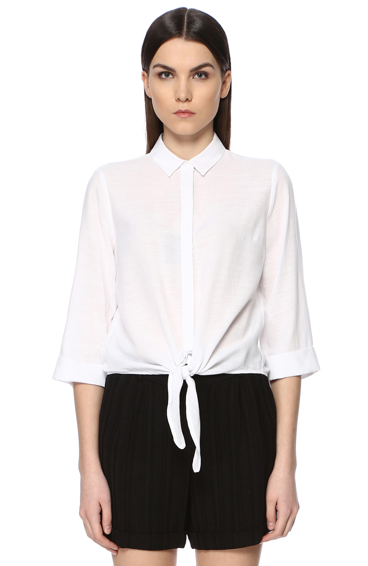 Basic Fit Beyaz Gömlek