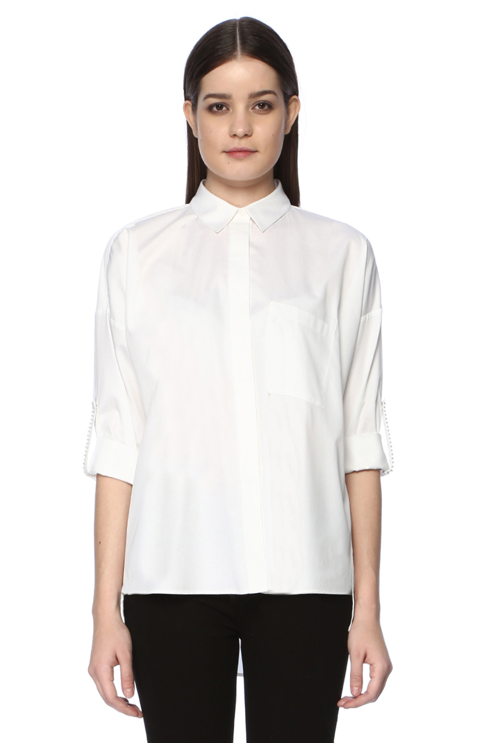 Basic Fit Beyaz Gömlek