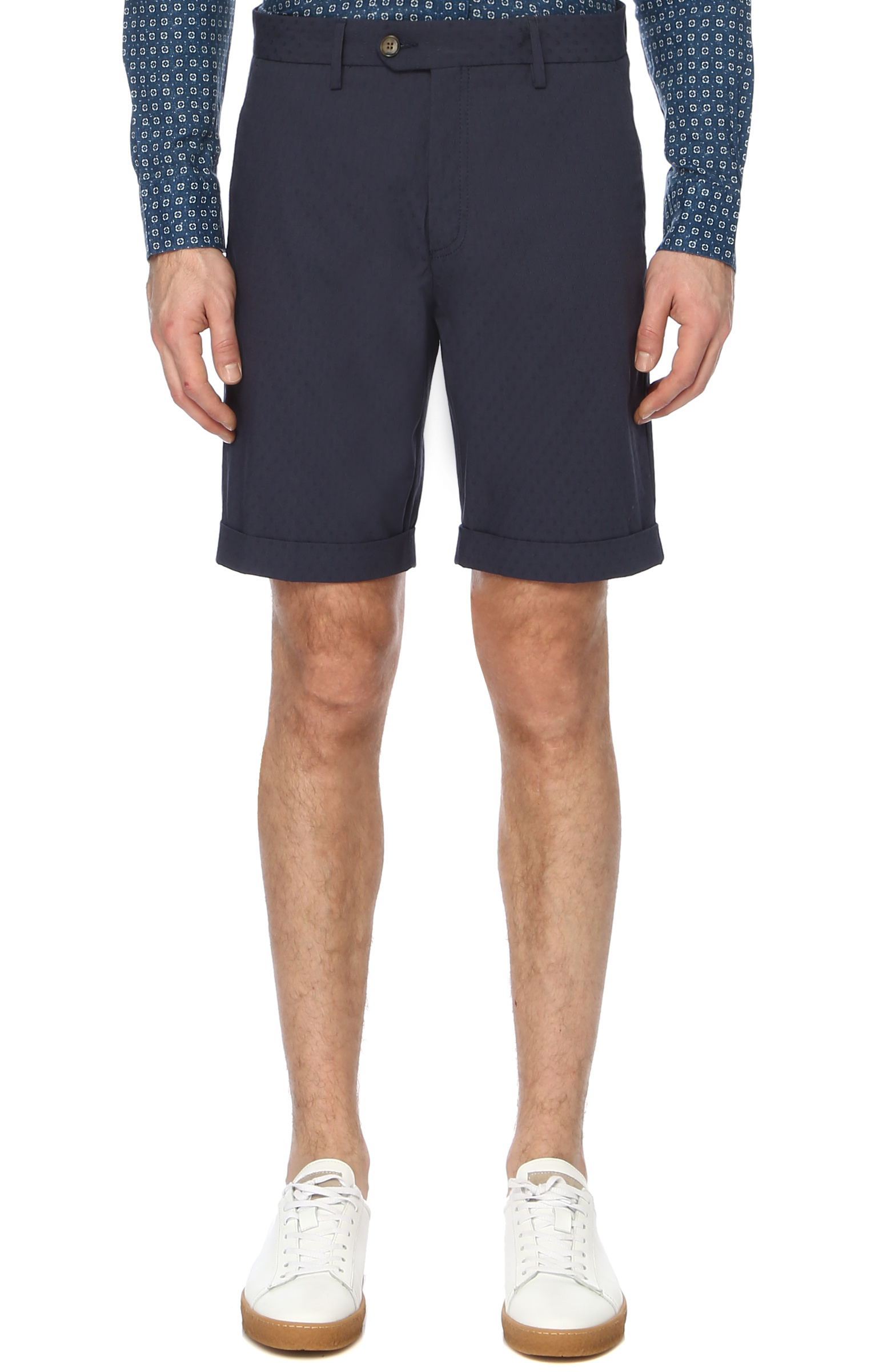 Jakarlı Lacivert Şort