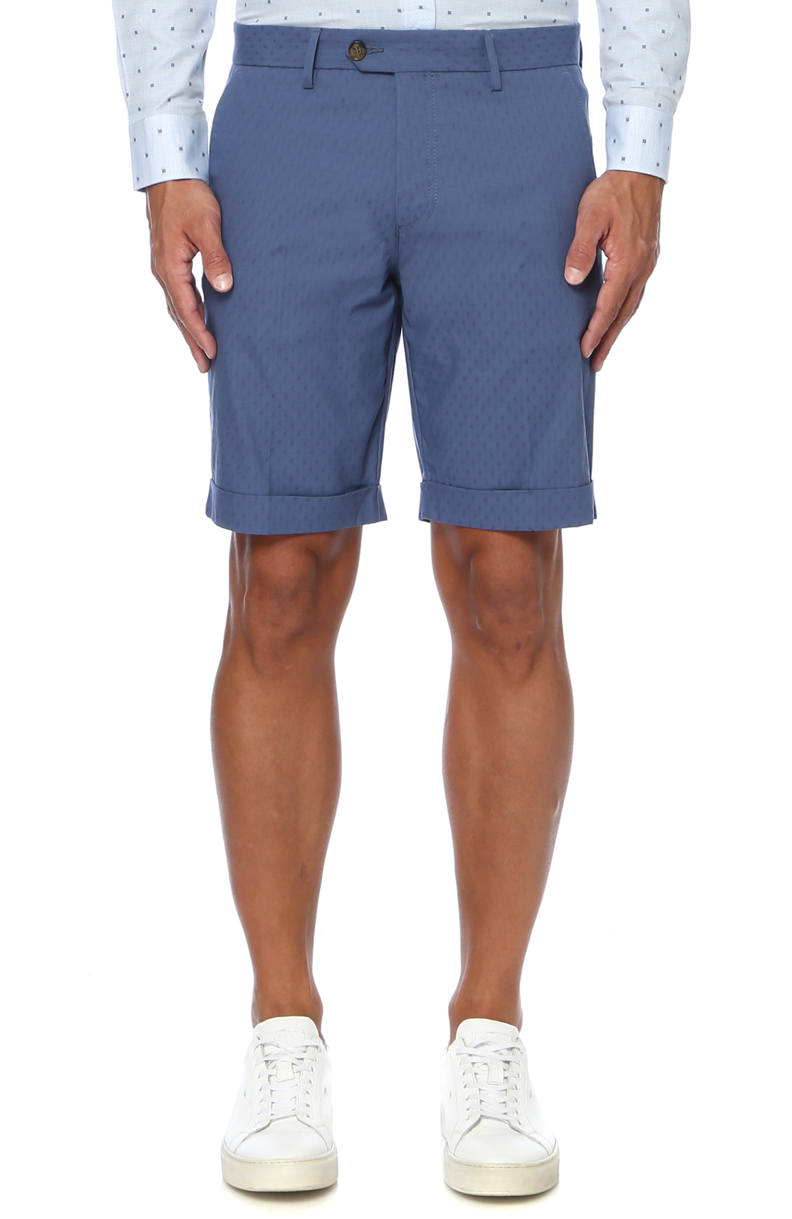 Jakarlı Lacivert Şort