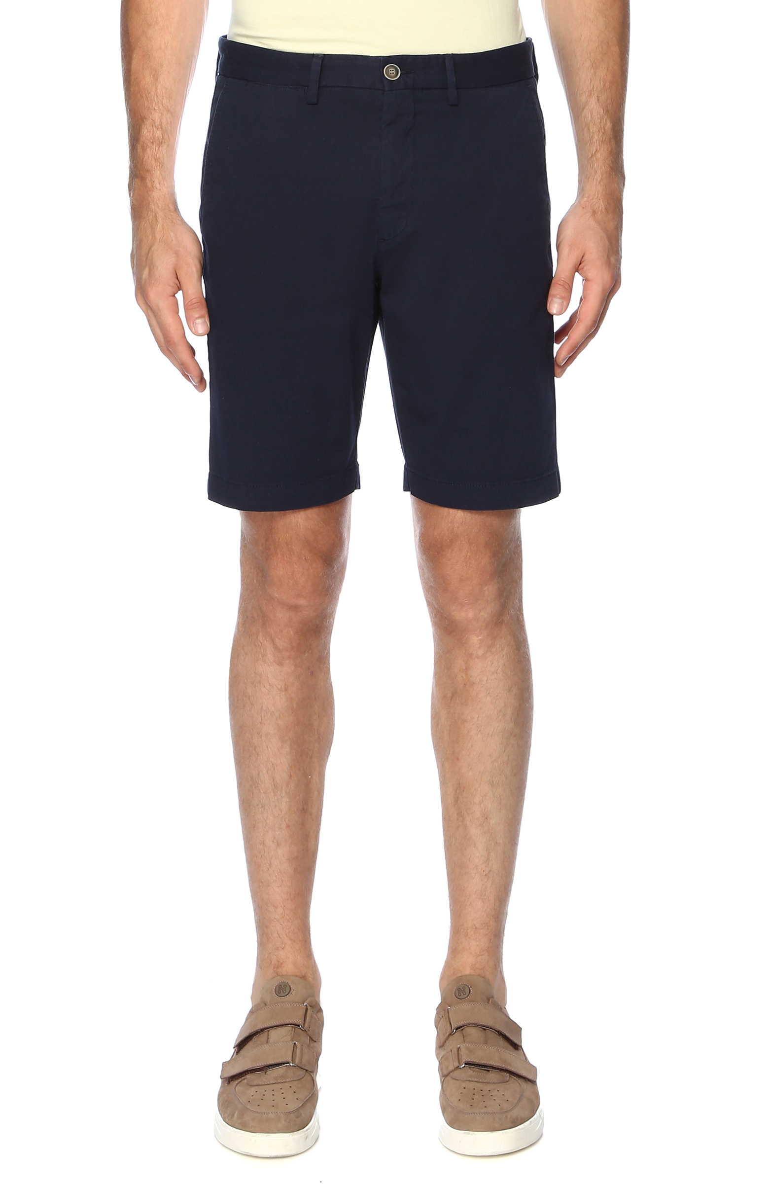 Diyagonal Desen Lacivert Şort Diyagonal Desen Lacivert Şort