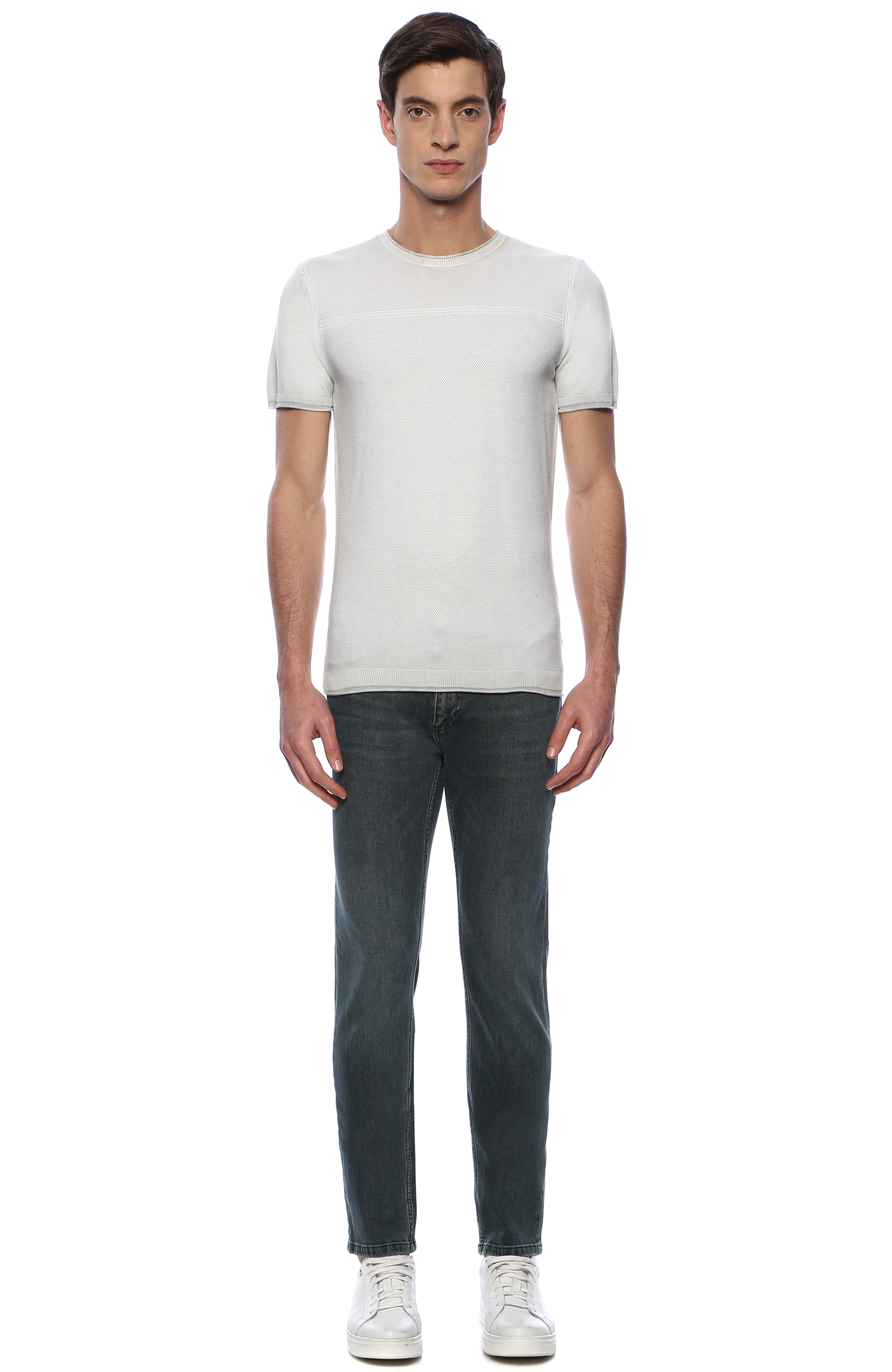Skinny Lacivert Denim Pantolon Skinny Lacivert Denim Pantolon