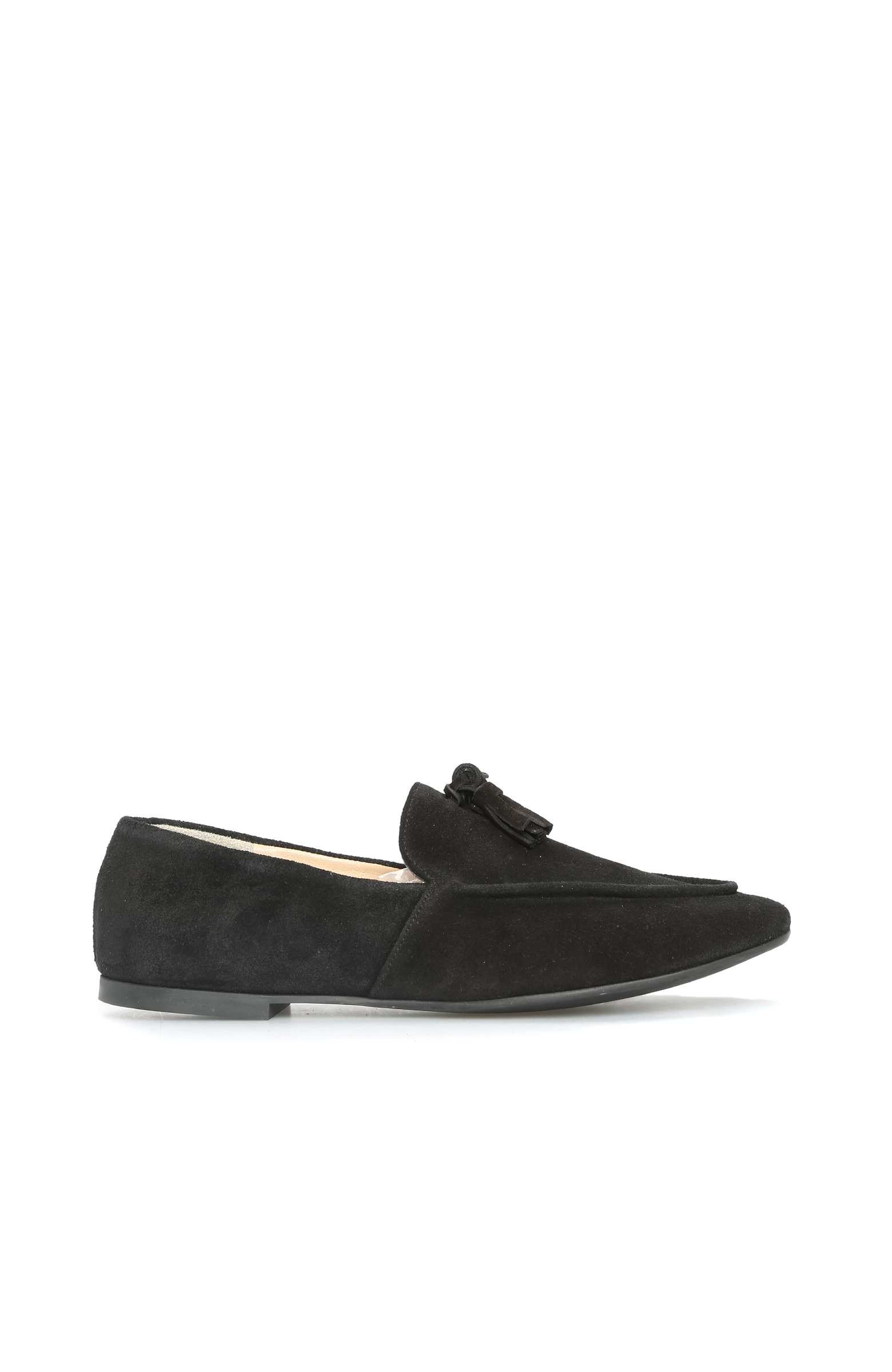 Süet Siyah Kadın Loafer