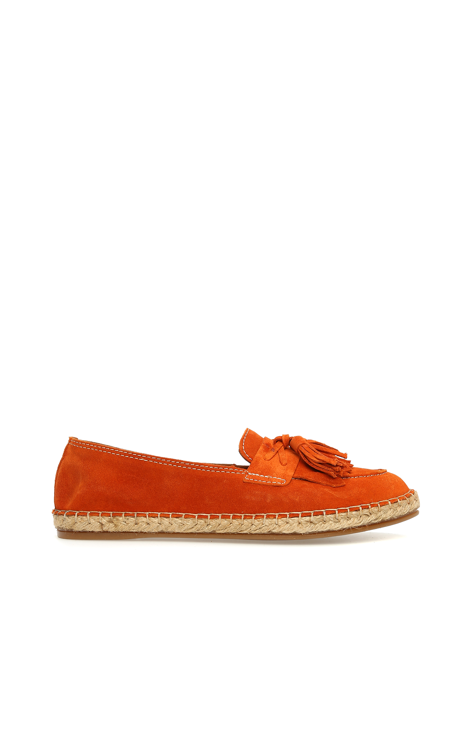 Süet Turuncu Kadın Loafer Süet Turuncu Kadın Loafer