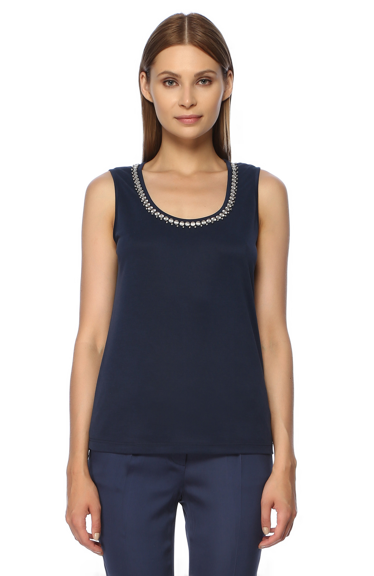 U Yaka Indigo Tshirt