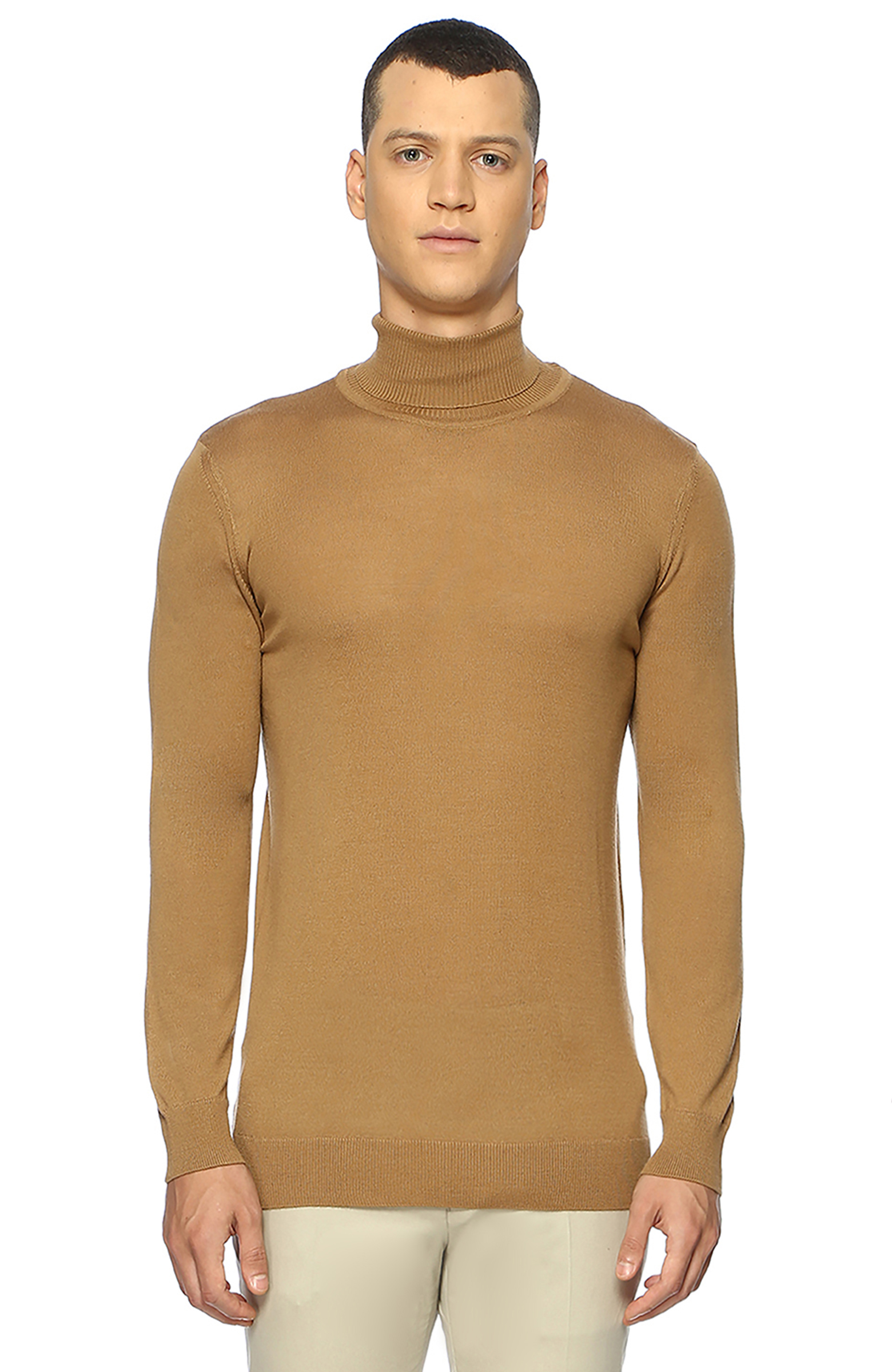 Balıkçı Yaka Camel Triko Balıkçı Yaka Camel Triko