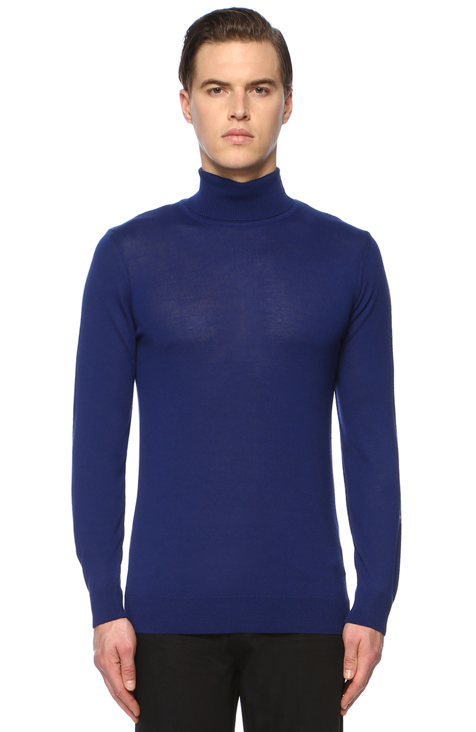 Balıkçı Yaka Royal Mavi Triko Balıkçı Yaka Royal Mavi Triko