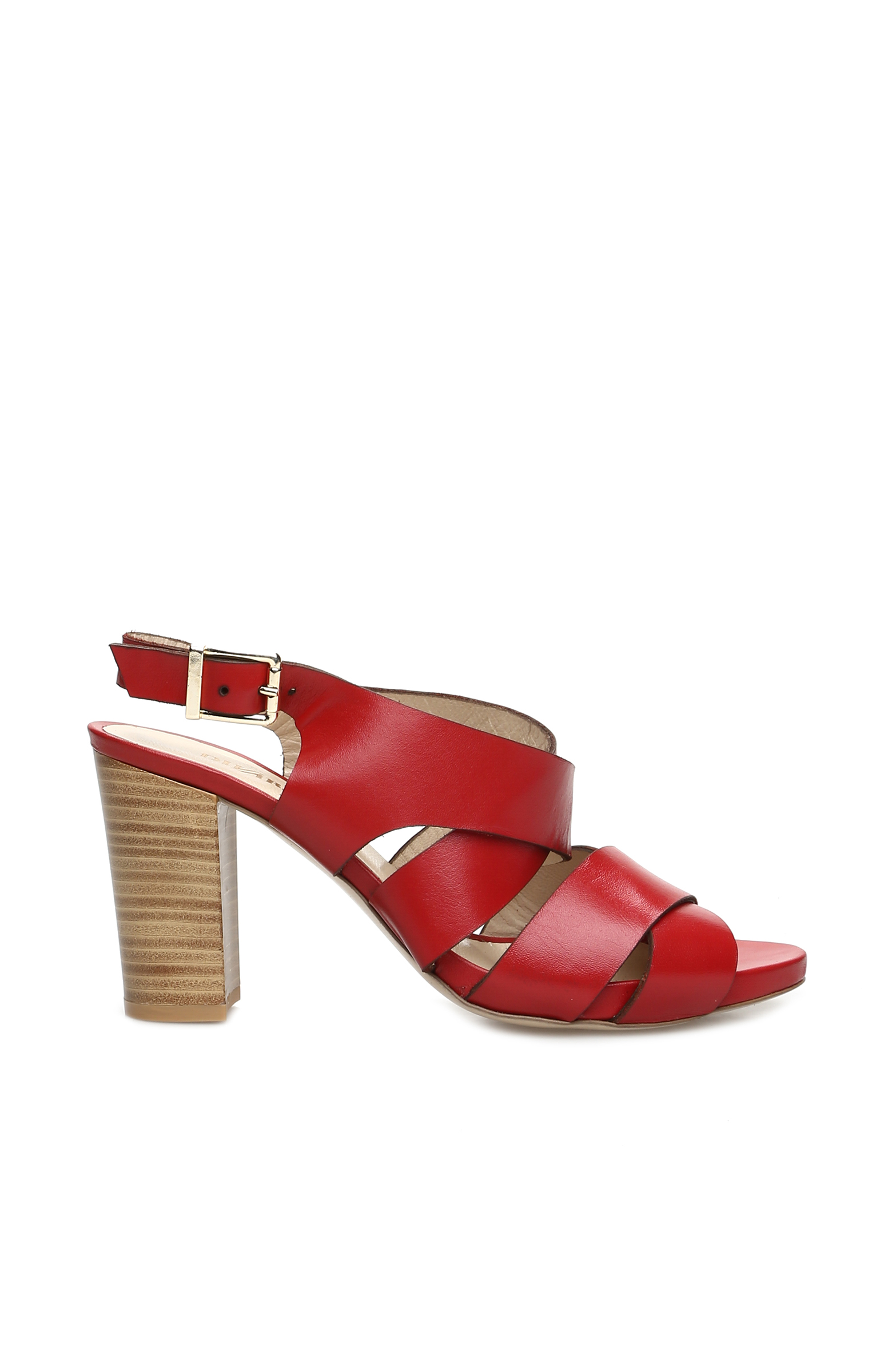 Kırmızı Kadın Sandalet