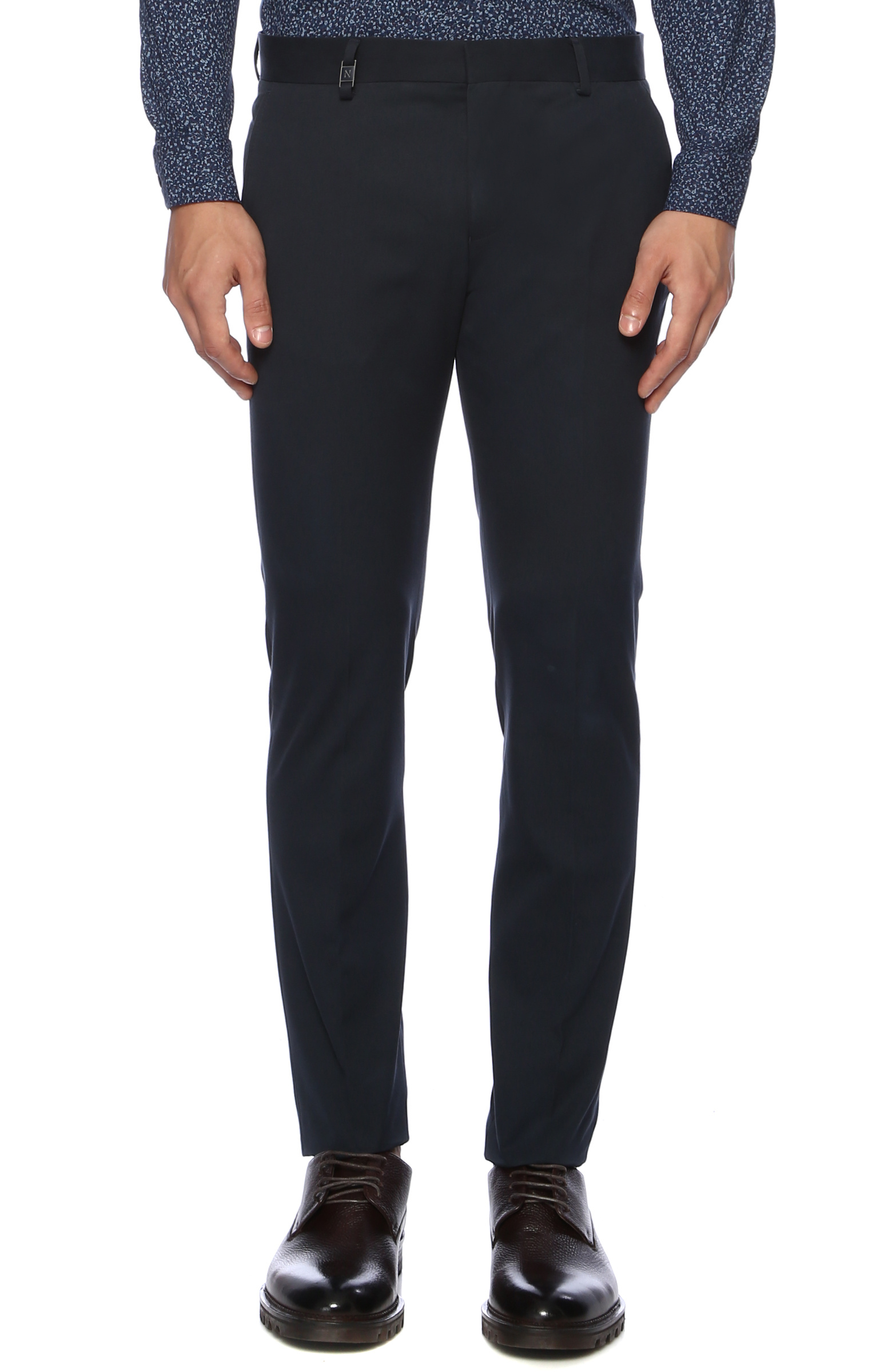 Slim Fit Lacivert Pantolon
