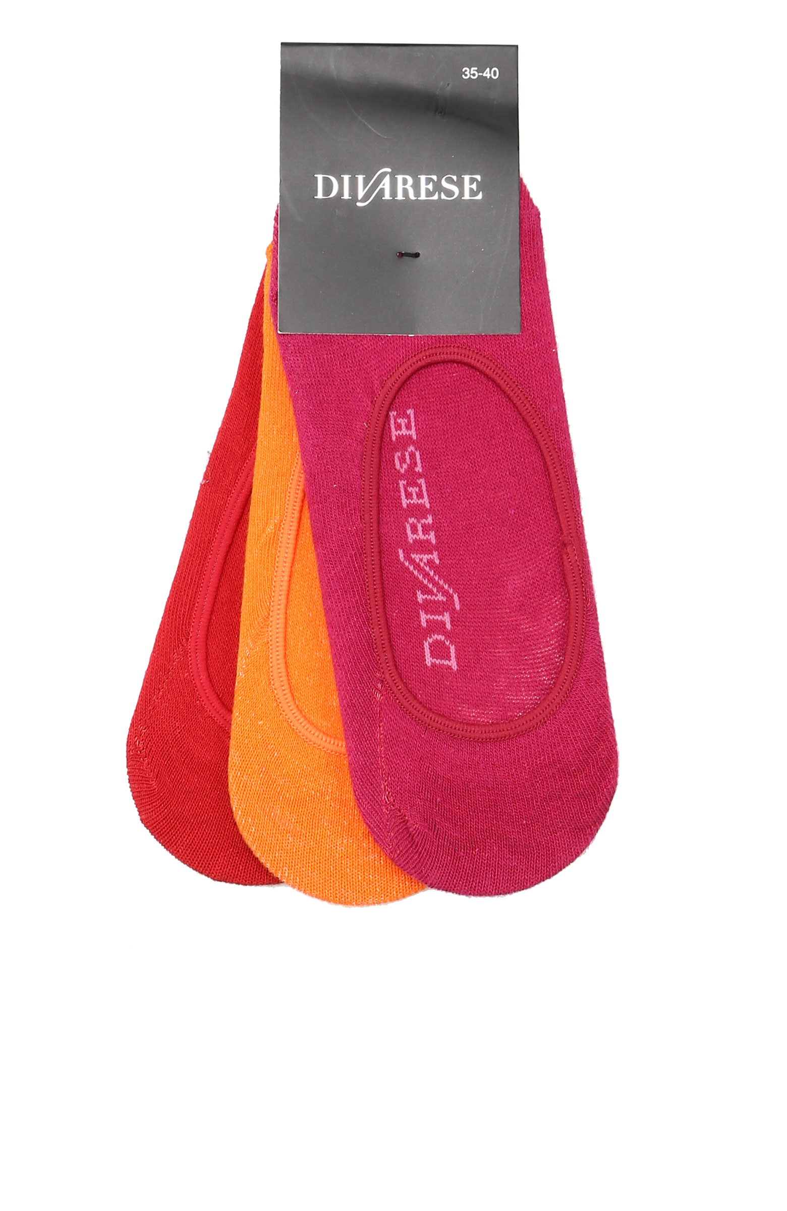 Kırmızı 3lü Kadın Çorap Set