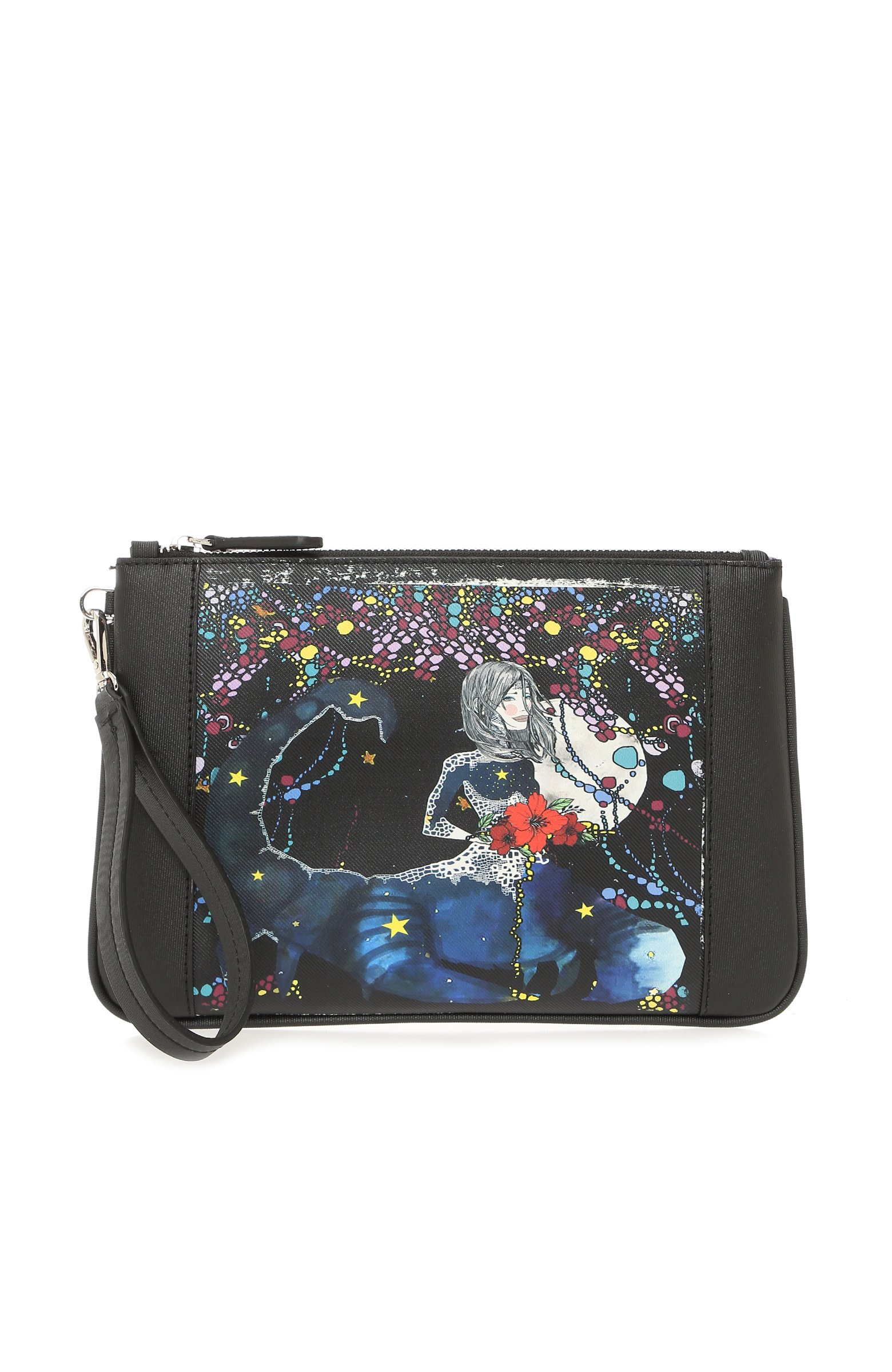 Akrep Burcu Desenli Lacivert Kadın El Çantası Akrep Burcu Desenli Lacivert Kadın El Çantası