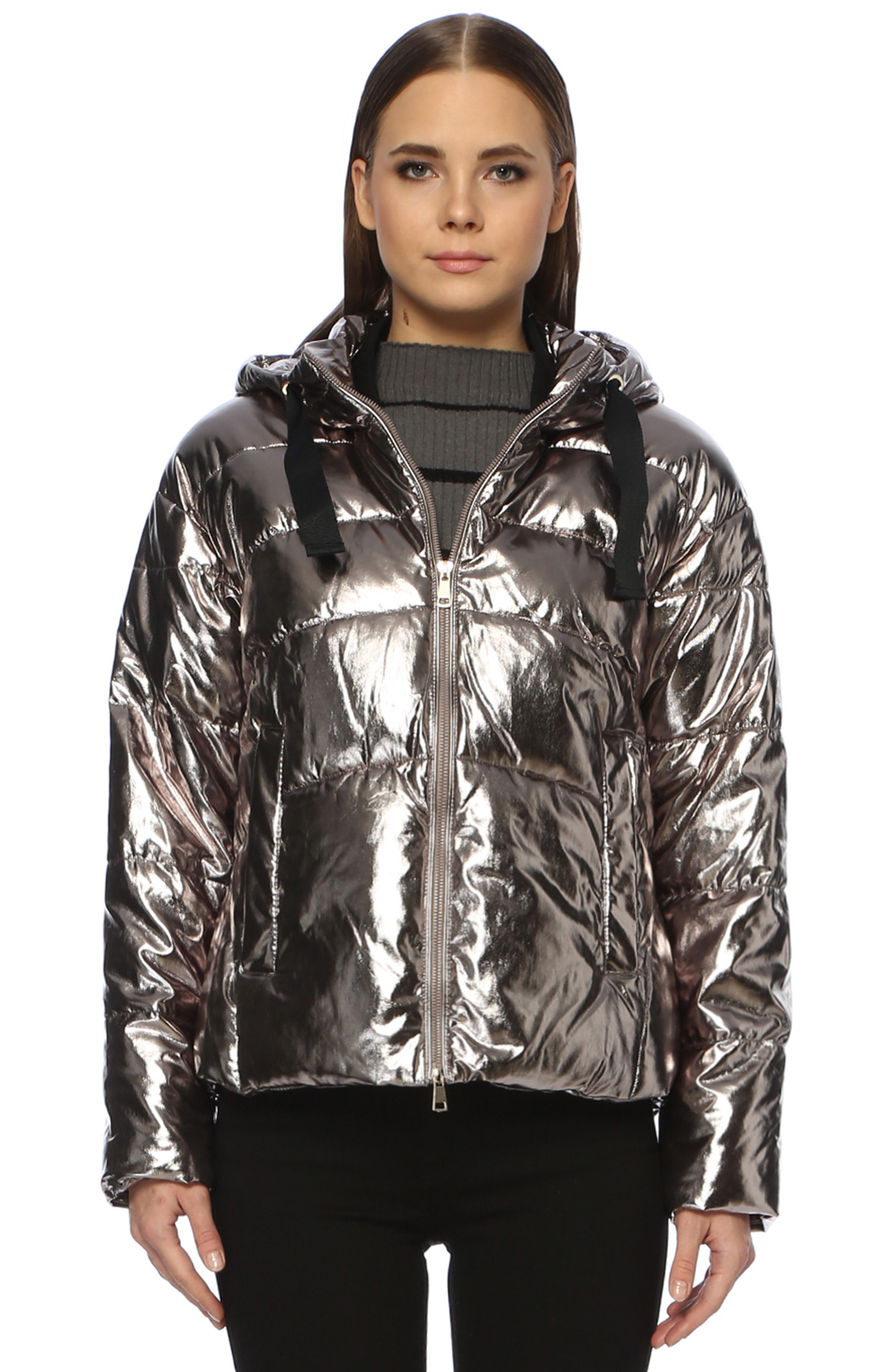 Geniş Form Puffer Bakır Mont Geniş Form Puffer Bakır Mont